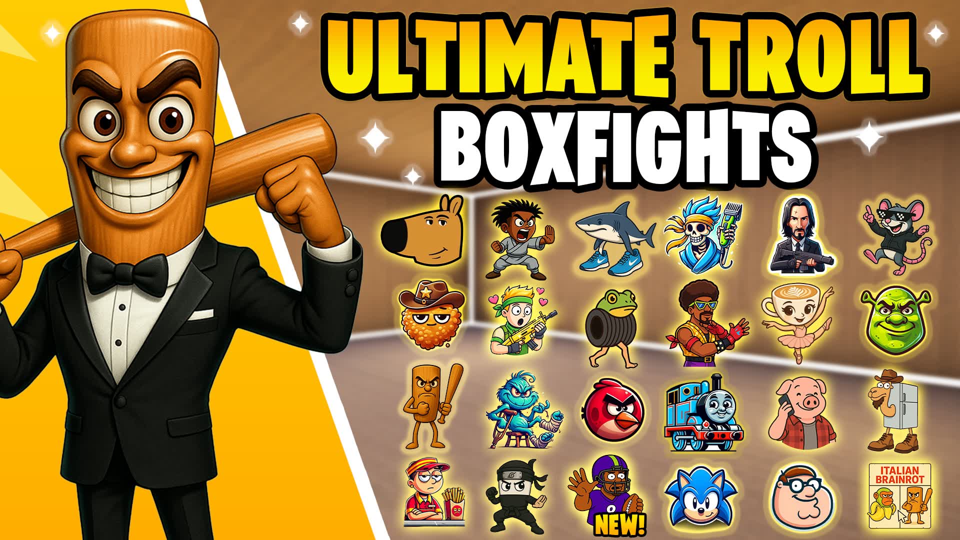 ULTIMATE TROLL BOX PVP 😂📦 1032-8514-3619 by wpgg - Fortnite Creative Map Code - Fortnite.GG