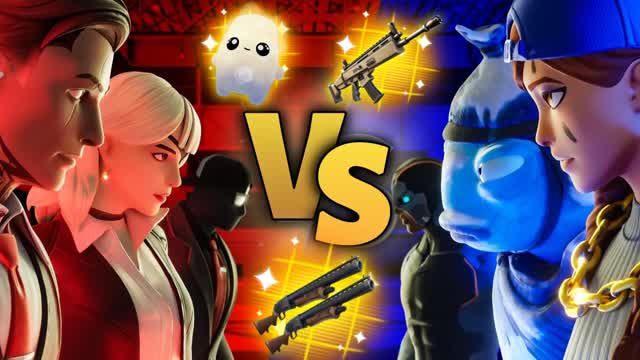 CRAZY FPS RED VS BLUE 🔴🔵 2678-6630-5847 من ابتكار benjamin.fn - Fortnite