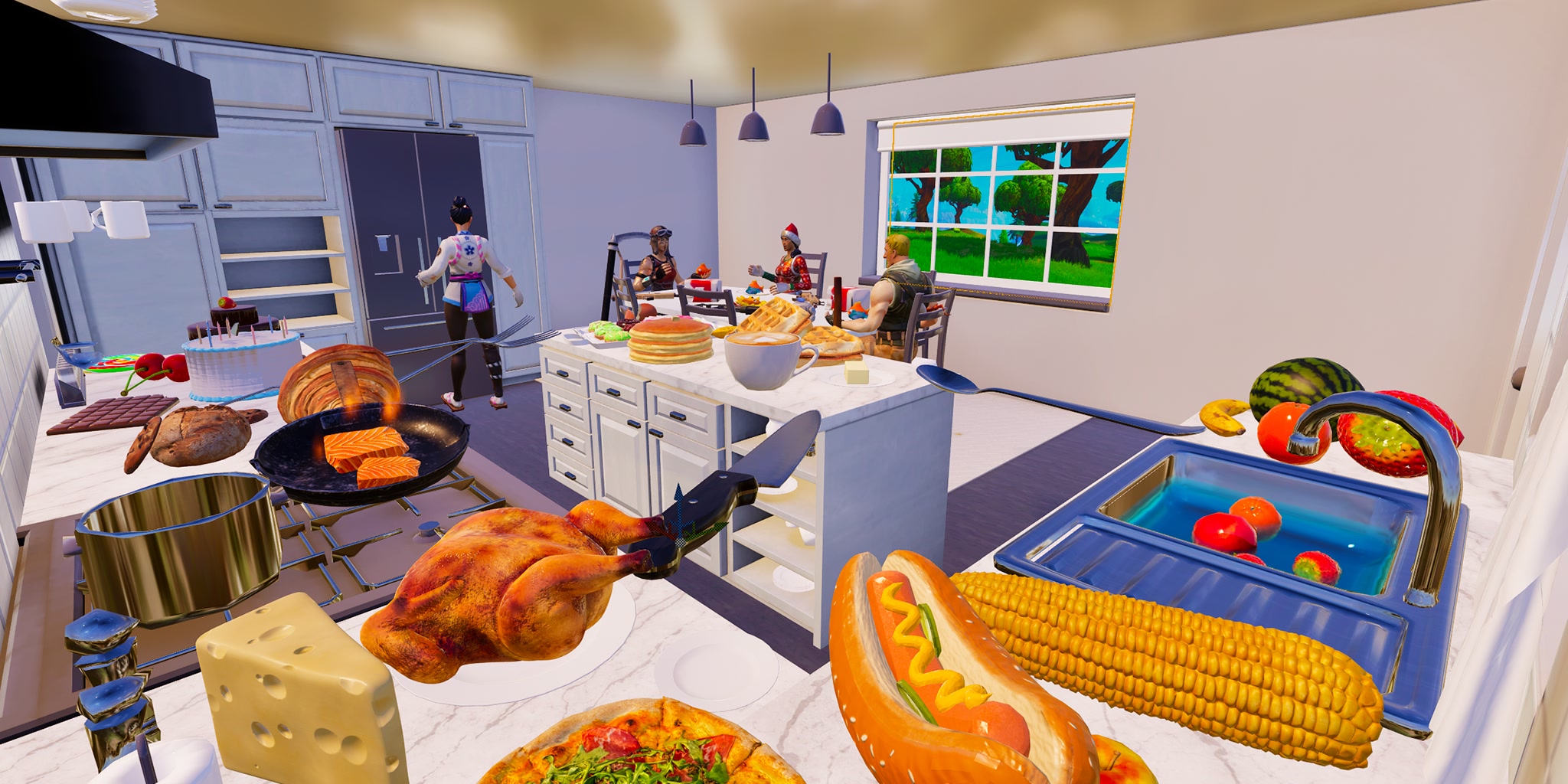 🍽️REAL LIFE KITCHEN GUN GAME🥛 ONE SHOT 6233-4861-5368 by zizzel ...