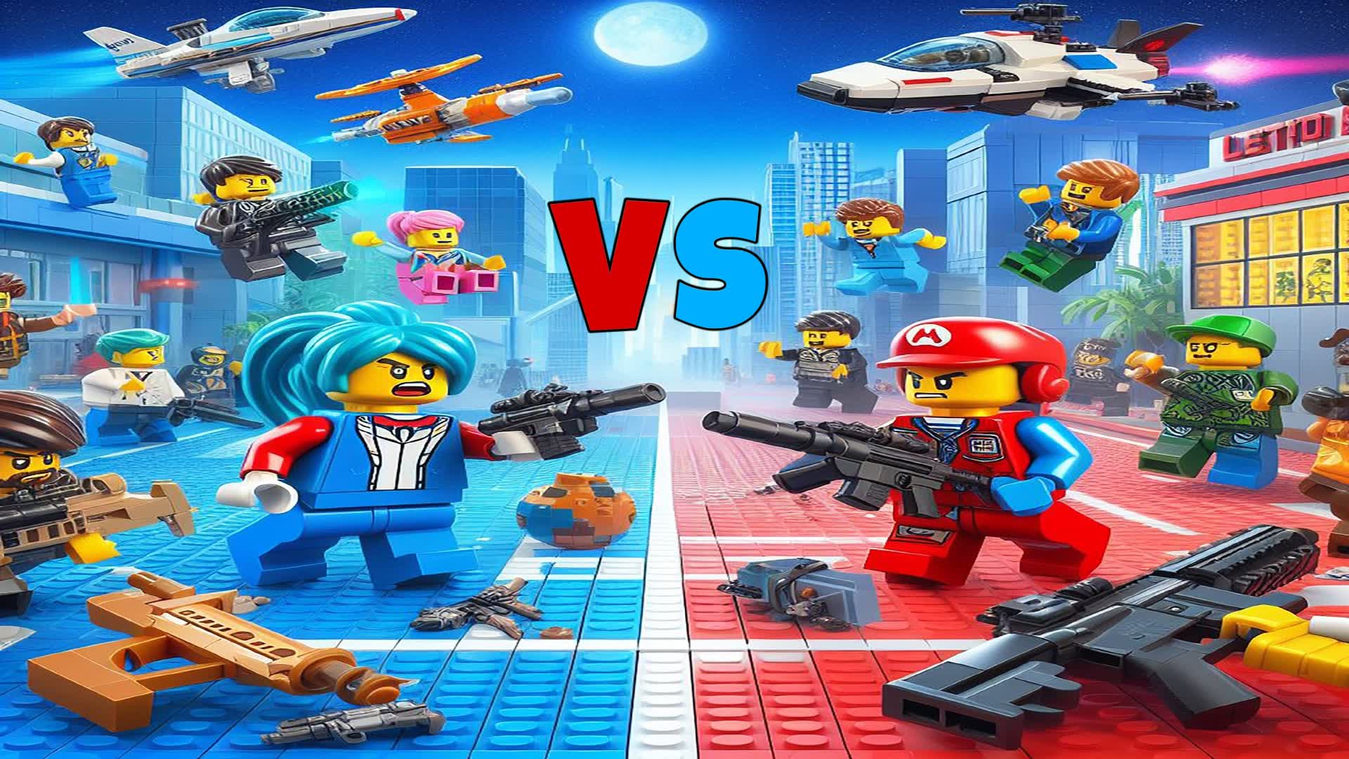 LEGO RED VS BLUE 0930-2204-3344 by haaseyy - Fortnite Creative Map Code ...