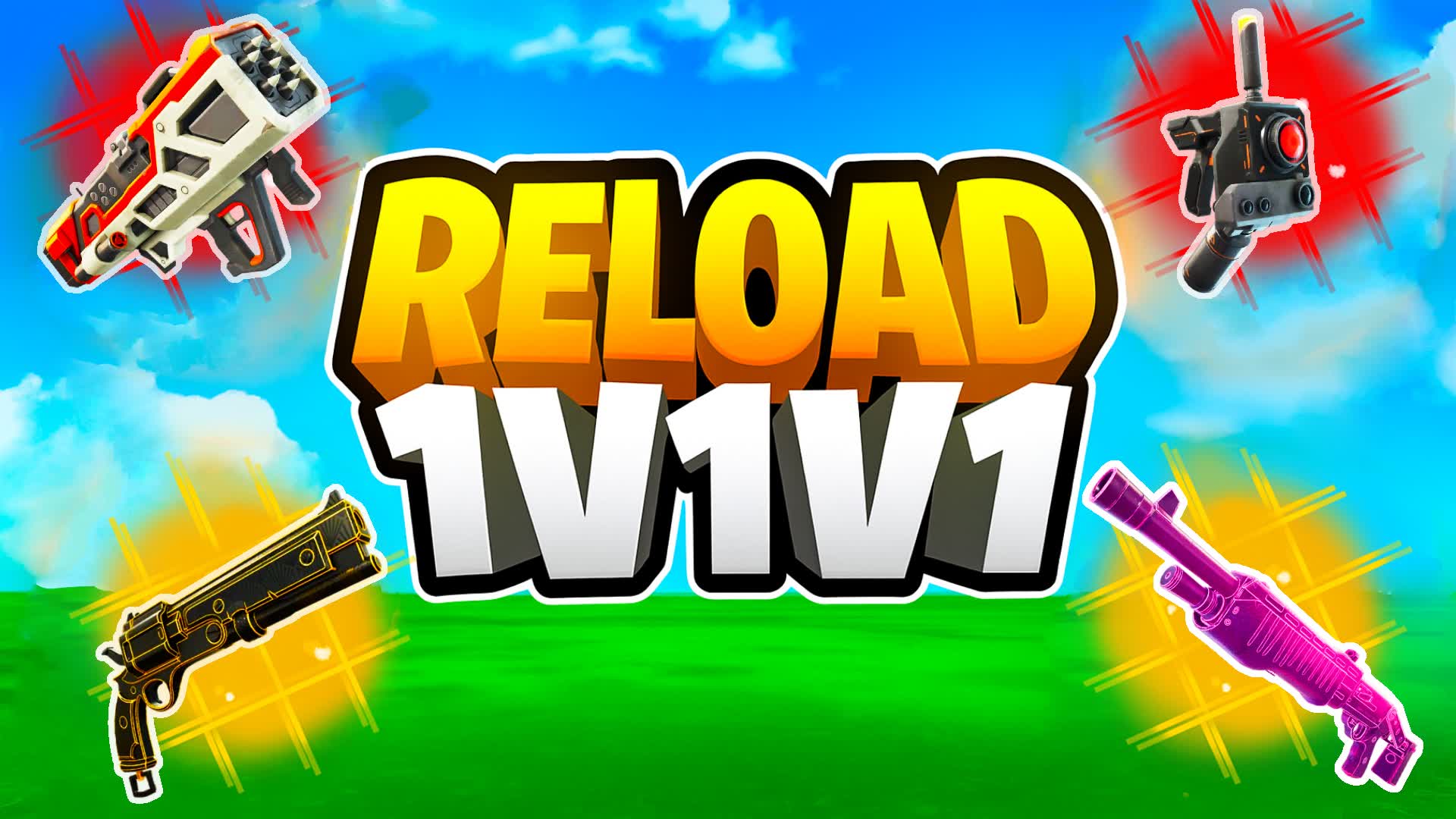 1v1v1 RELOAD 1v1 FREE FOR ALL BEST 3301-6554-1020 by pavke - Fortnite