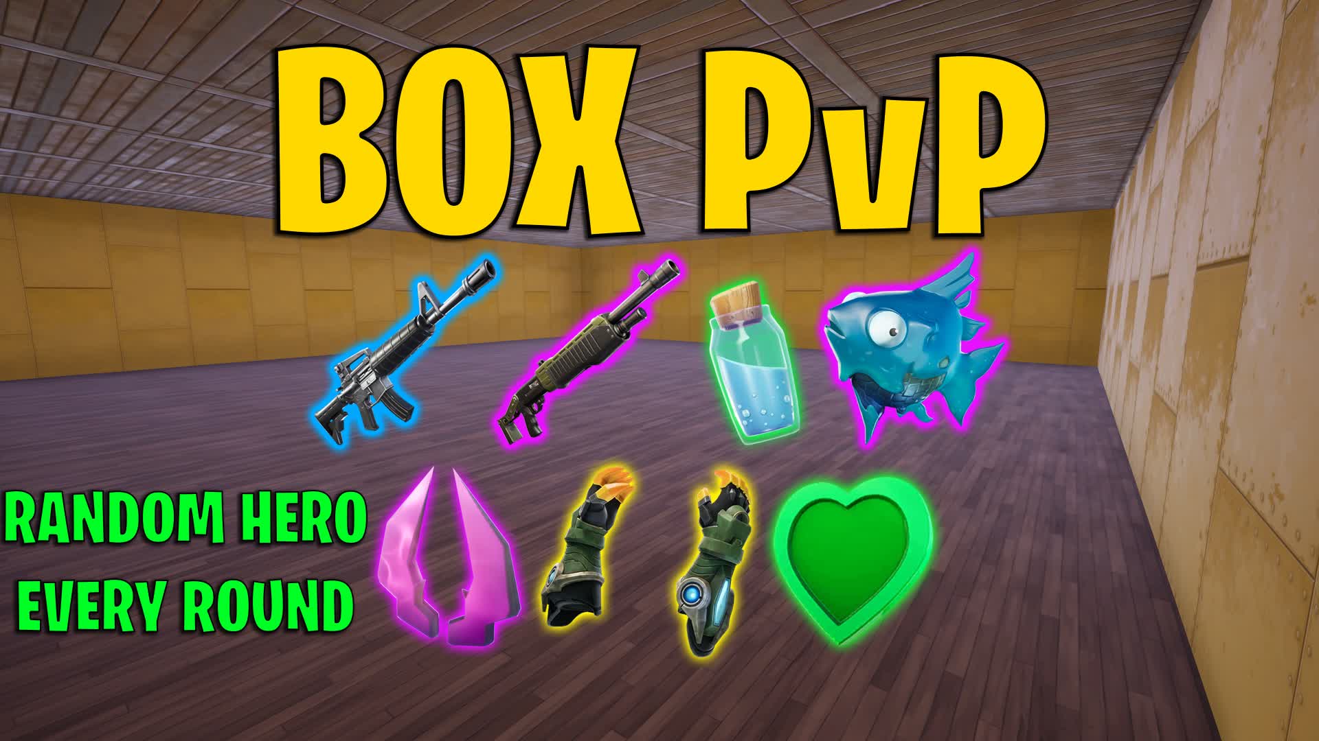 Random Augments | Box PvP📦 0821-1502-0771 by rbm - Fortnite Creative Map Code - Fortnite.GG