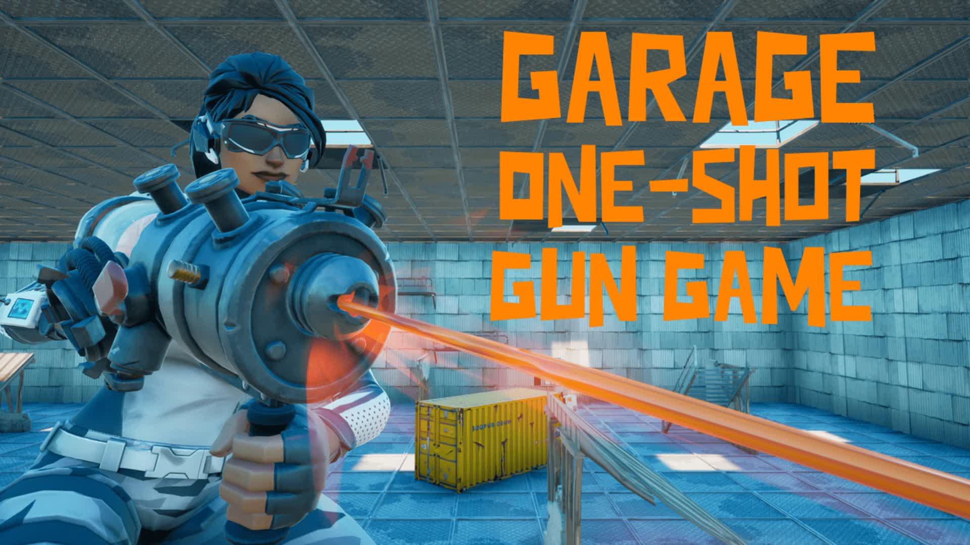 Garage One-Shot Gun Game 6985-9823-0946 by ttv kayjohnarn - Fortnite Creative Map Code - Fortnite.GG
