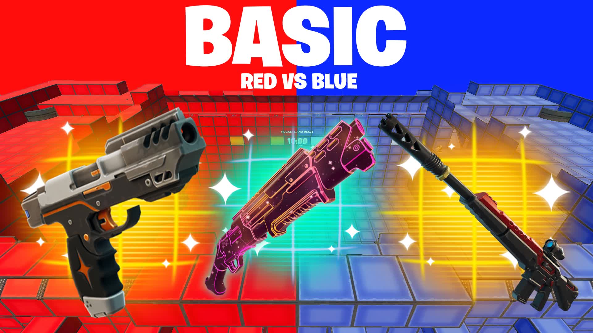 BASIC RED VS BLUE🔴🔵 3233-6754-5180 by amazingmaps - Fortnite Creative ...