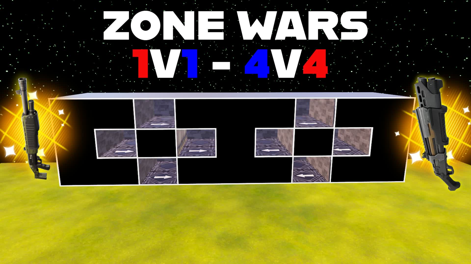ZONE WARS PRO (1V1 TO 4V4) 0388-2035-3111 by 247hf - Fortnite Creative Map Code - Fortnite.GG