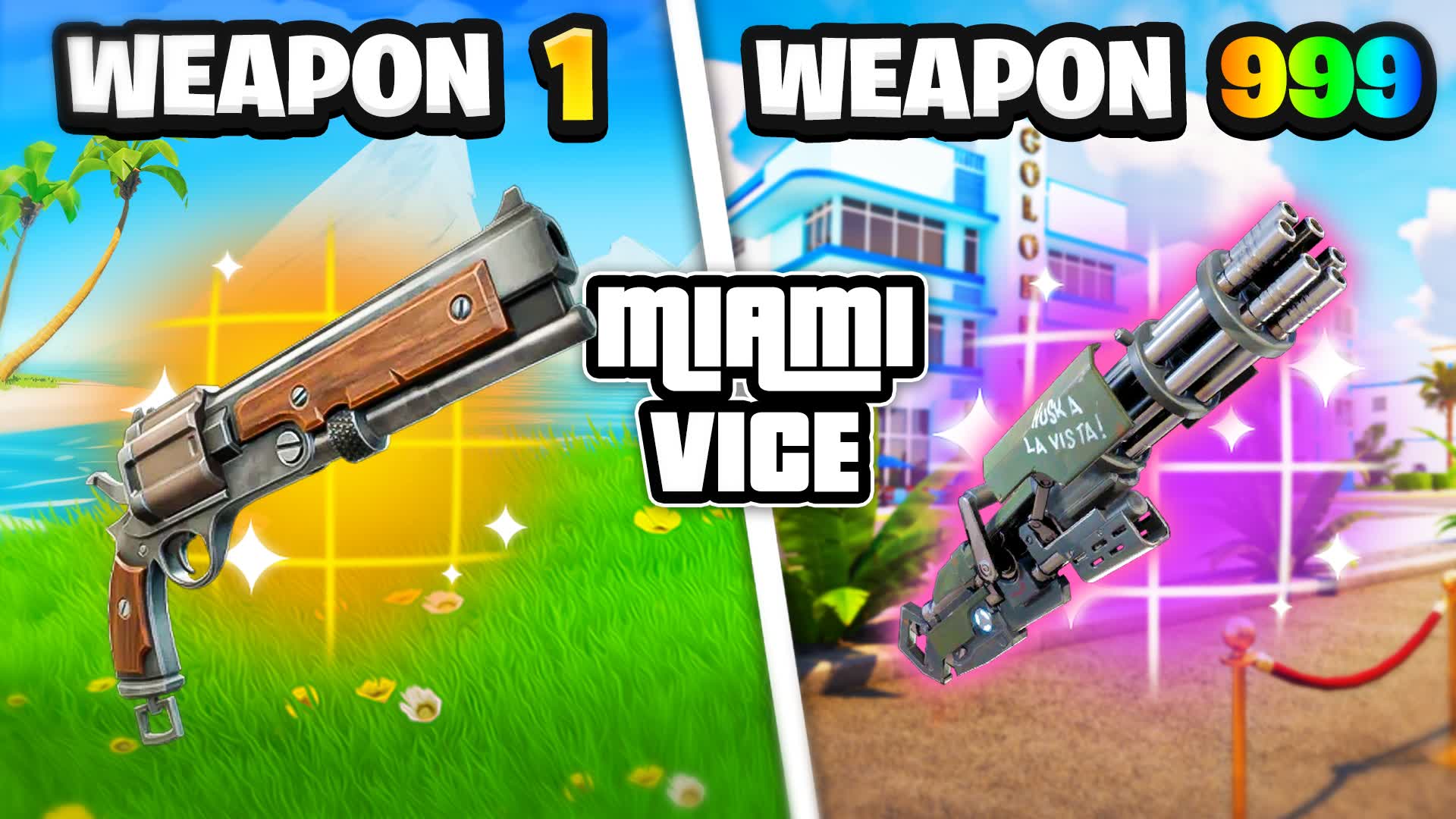 🔫 GUN GAME 🌴 MIAMI VICE 🎯 ONE SHOT 7929-4283-1776 by bka - Fortnite ...