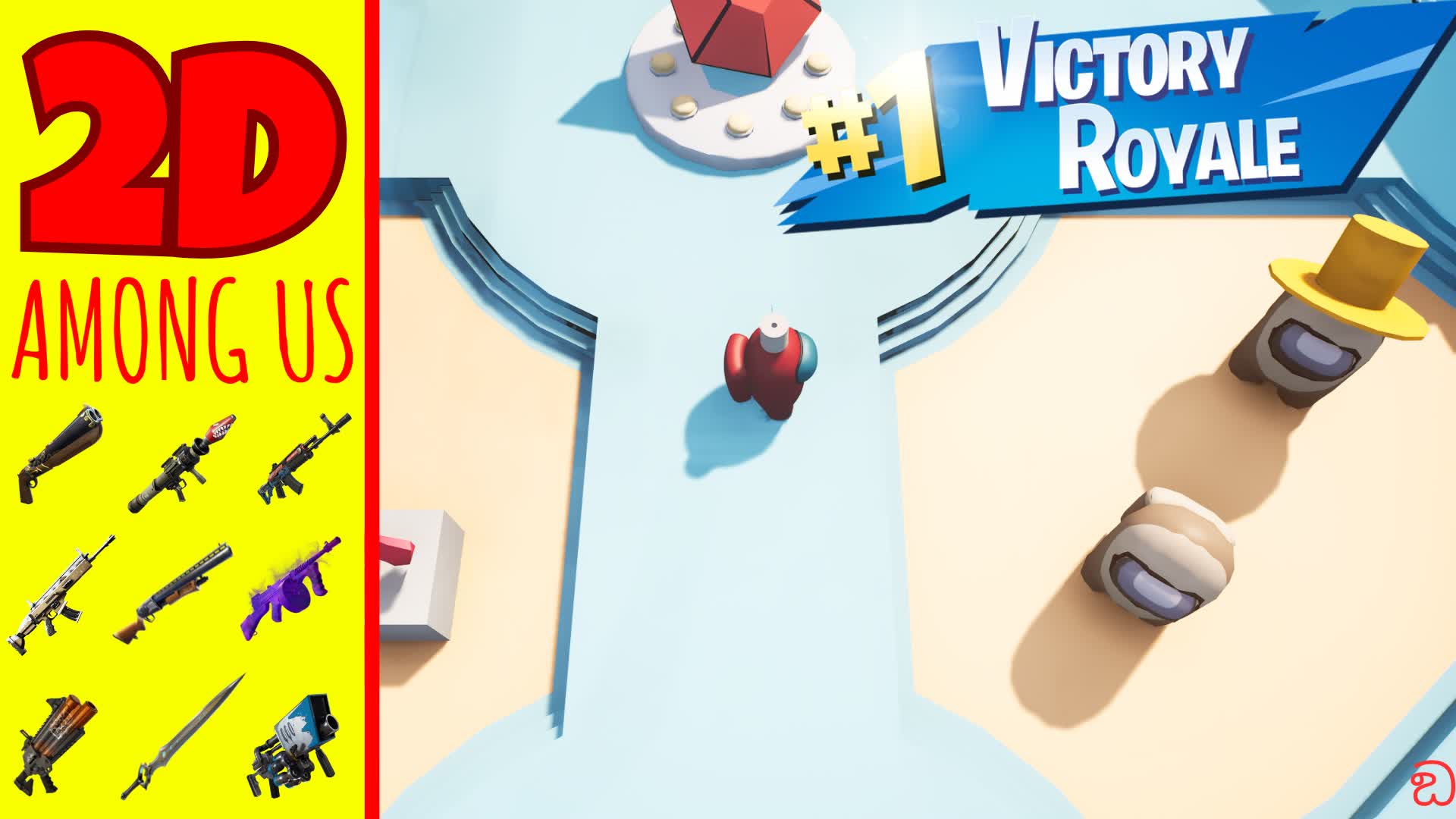 alexmaxfp의 2D AMONG US GUN GAME: AIRSHIP 1231-1131-9493 - 포트나이트