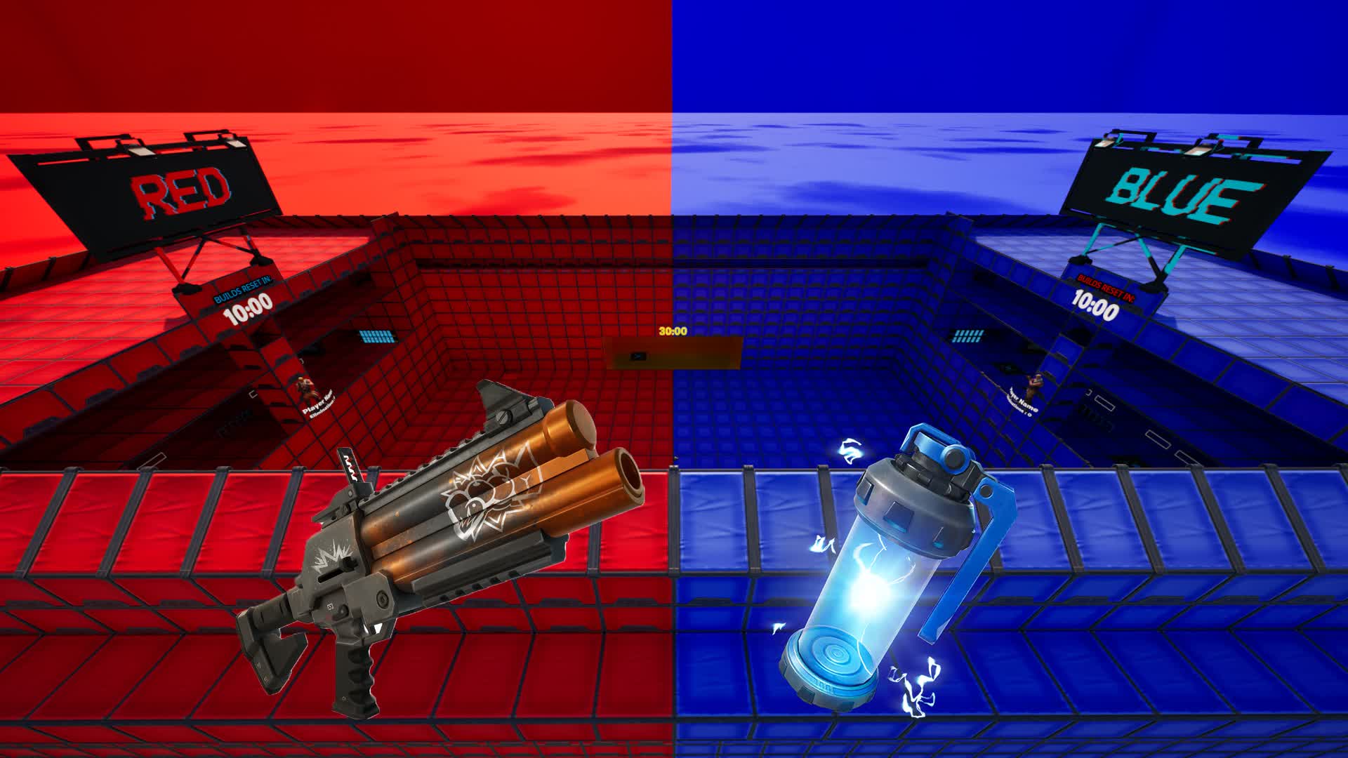 CRAZZY RED VS BLUE🆕 2116-1691-0418 by truelord - Fortnite Creative Map Code - Fortnite.GG