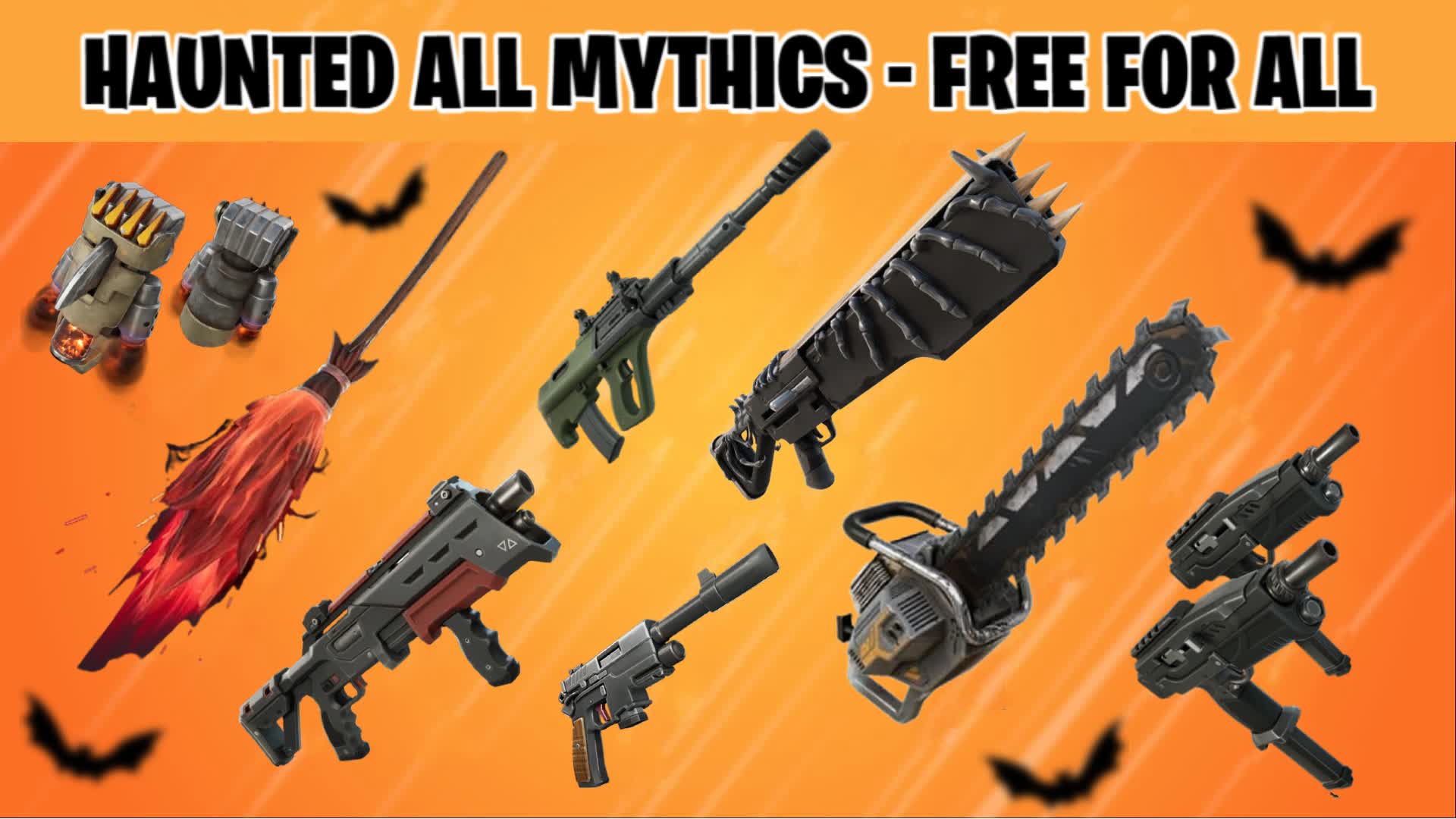 🎃ALL MYTHICS - FREE FOR ALL⭐ 3905-7751-0430 by edison - Fortnite ...