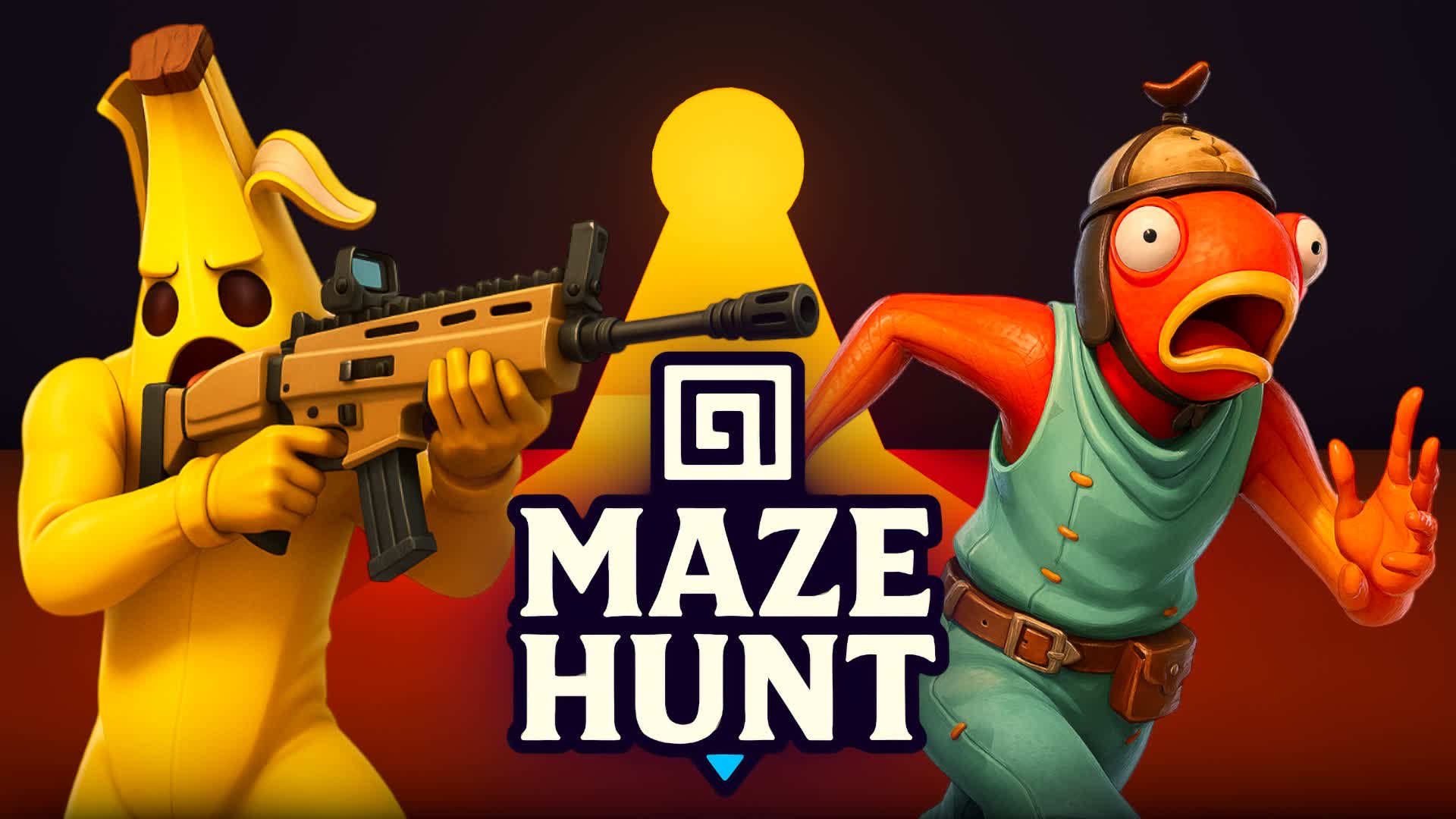MAZE HUNT ⚔️ | KNIVES AND KEYS 6026-9317-2906 by eyeforge - Fortnite