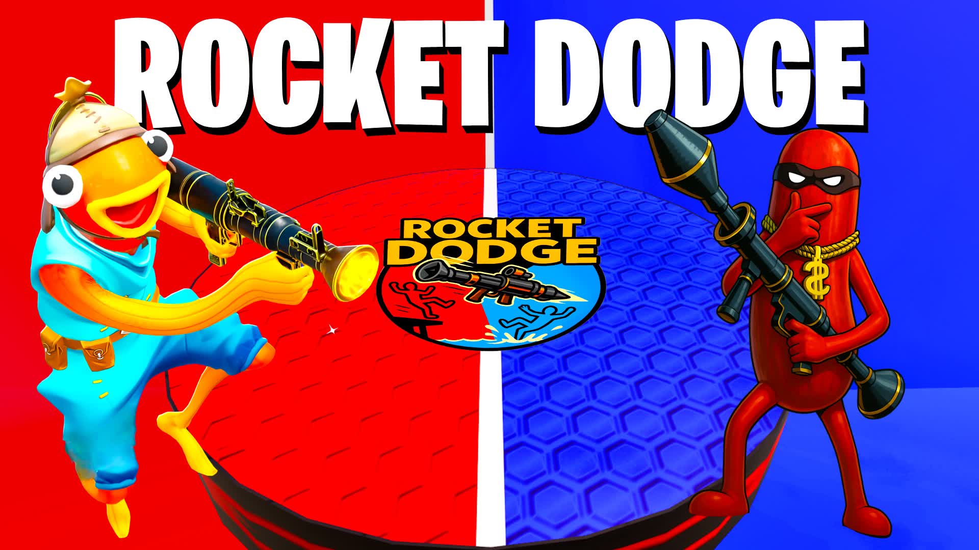 ROCKET DODGE RED VS BLUE 🔴🔵 2514-5443-8460 by kruyf - Fortnite Creative Map Code - Fortnite.GG