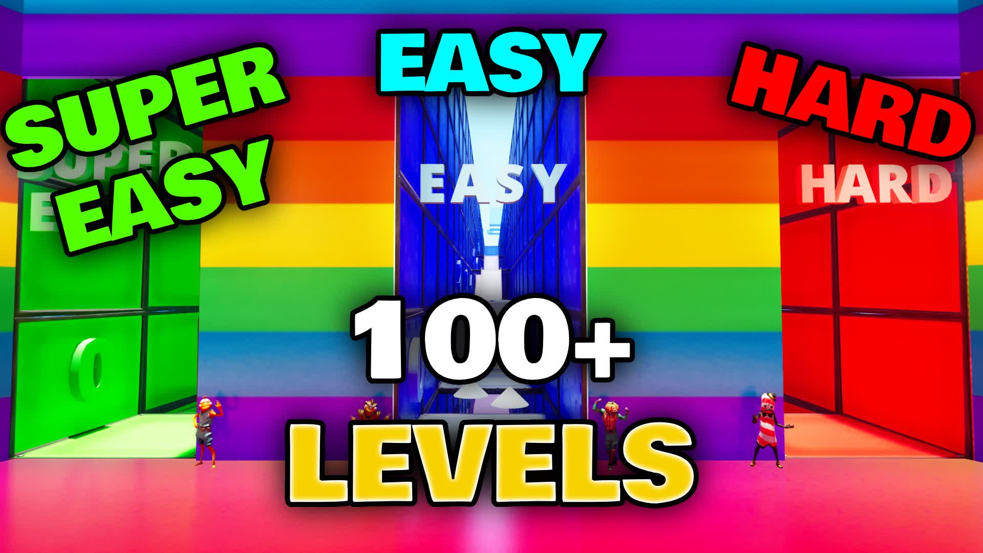 EASY SUPER CHILL PARKOUR 100+ LEVELS 2525-1264-8625 by anteikufps - Fortnite Creative Map Code ...