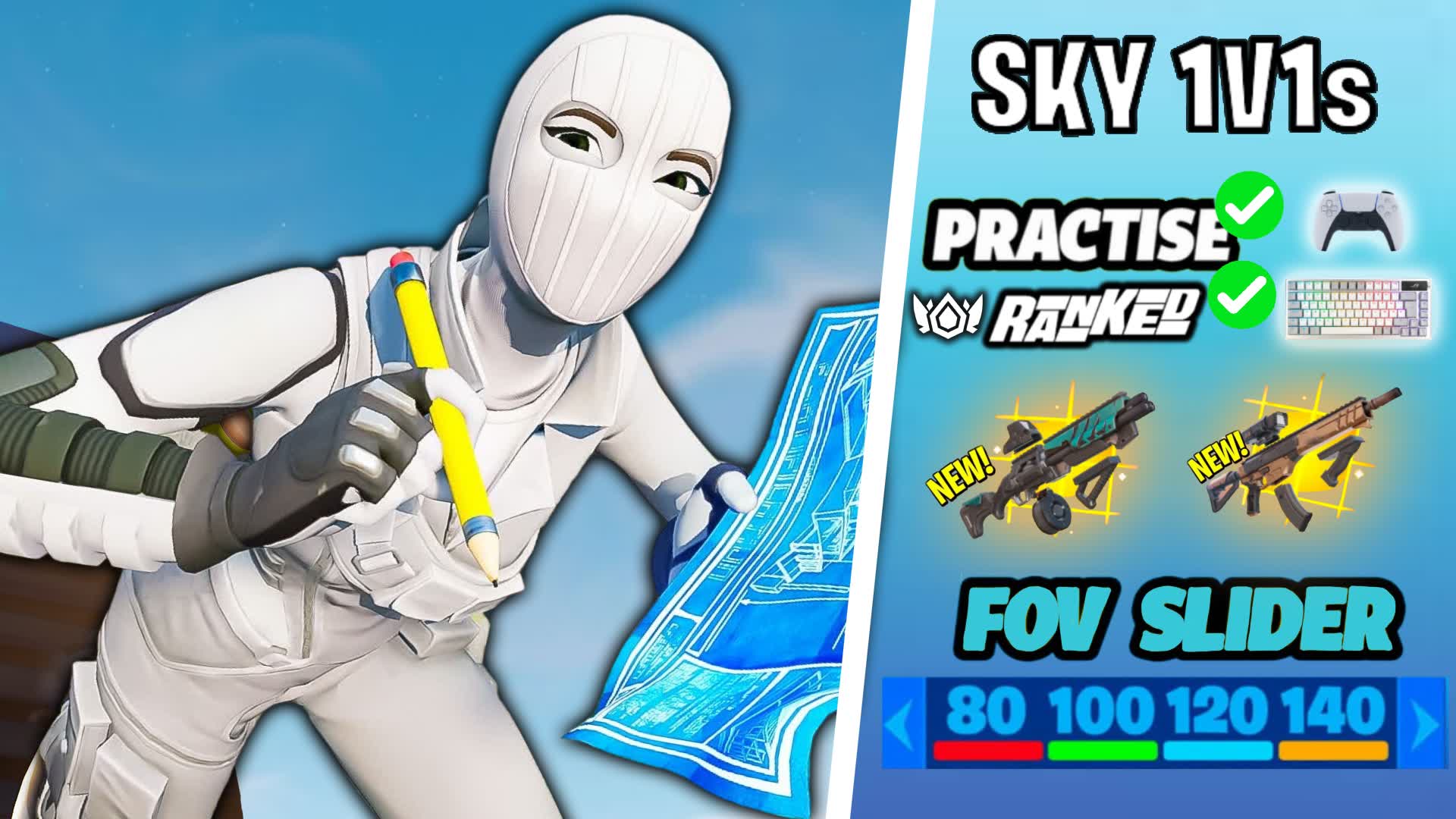 SKY 1V1 BUILD FIGHT [🎵] 8992-6905-5772 من ابتكار moonfall - Fortnite