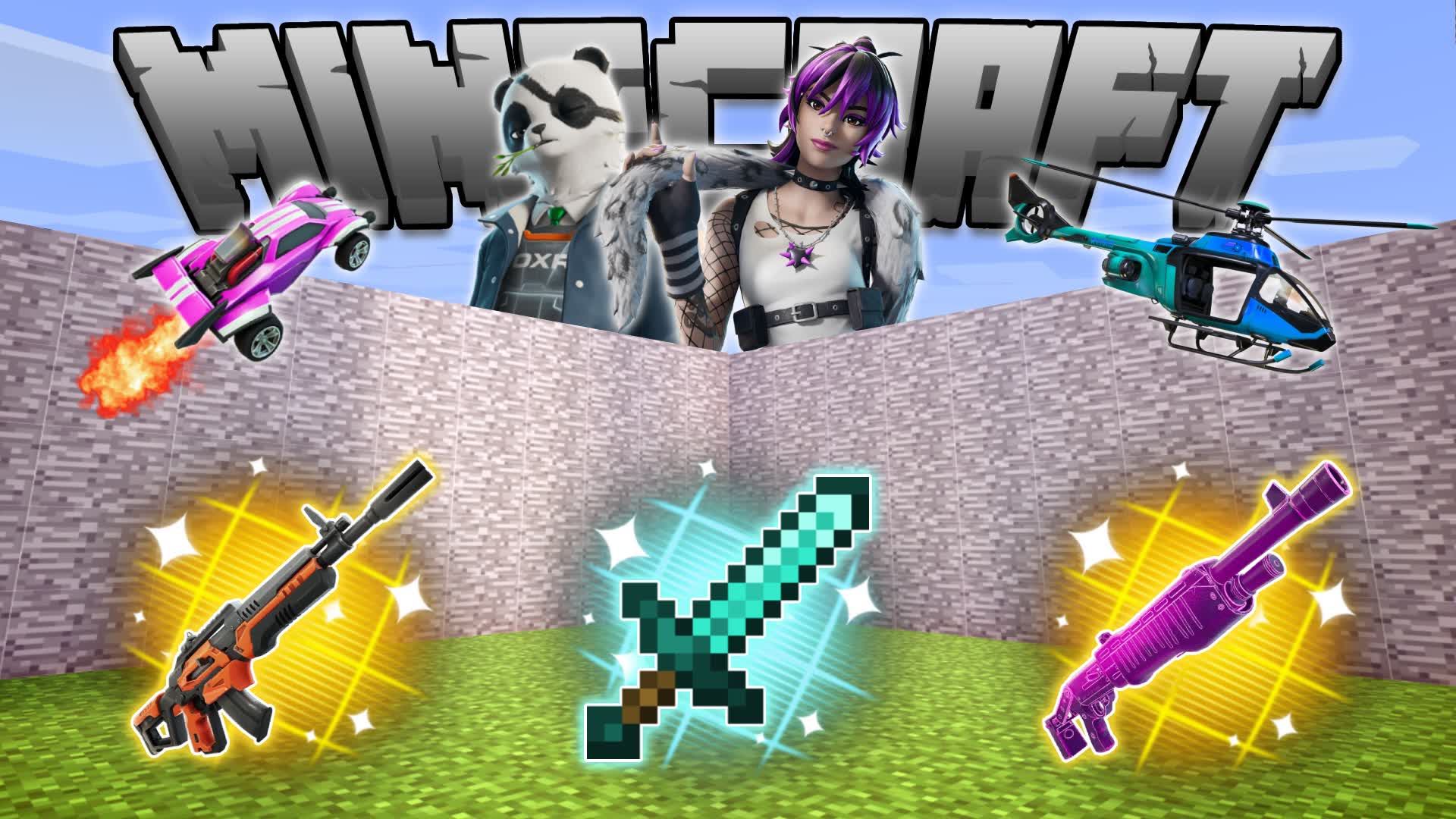 MINECRAFT 1V1 WITH EVERYGUN 2036-9325-1271 by pwime - Fortnite