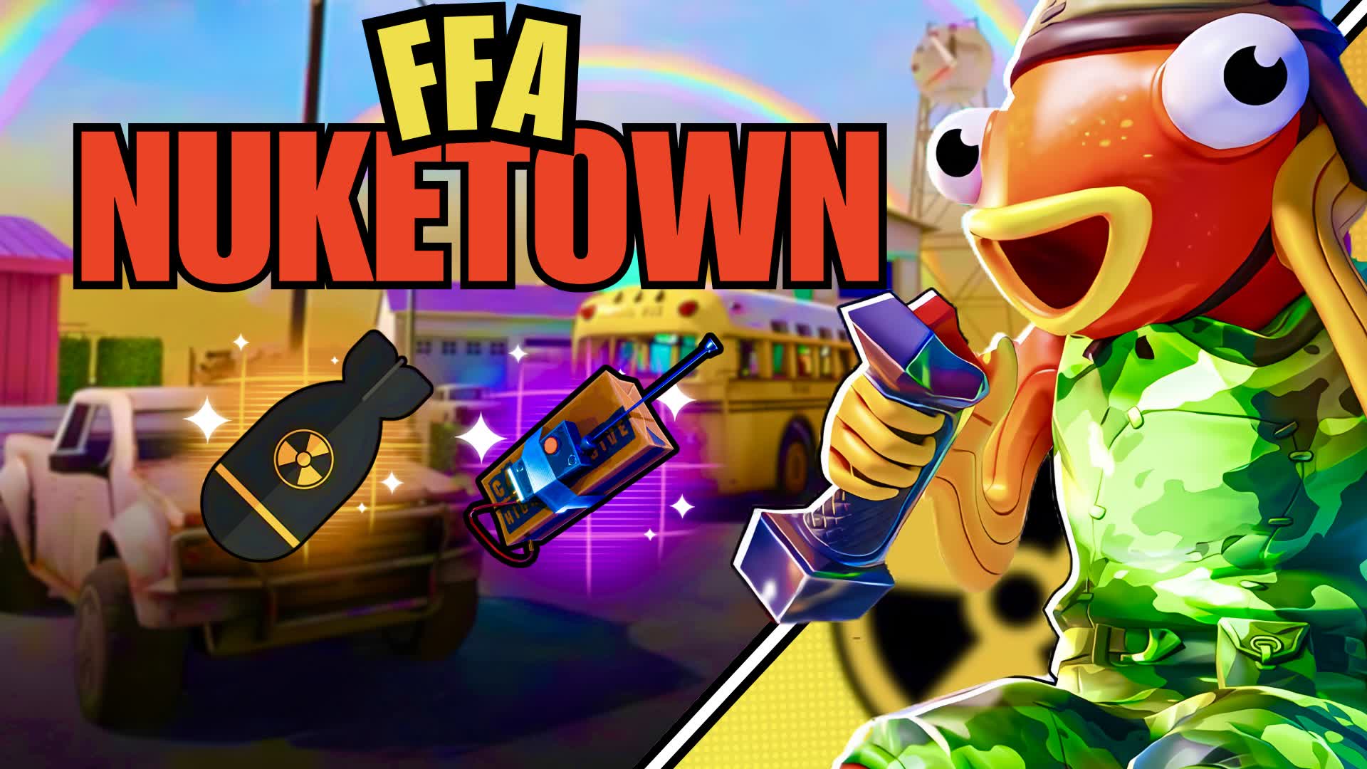 FFA Nuketown (COD) 2898-3111-6413 by ceeday - Fortnite Creative Map Code - Fortnite.GG