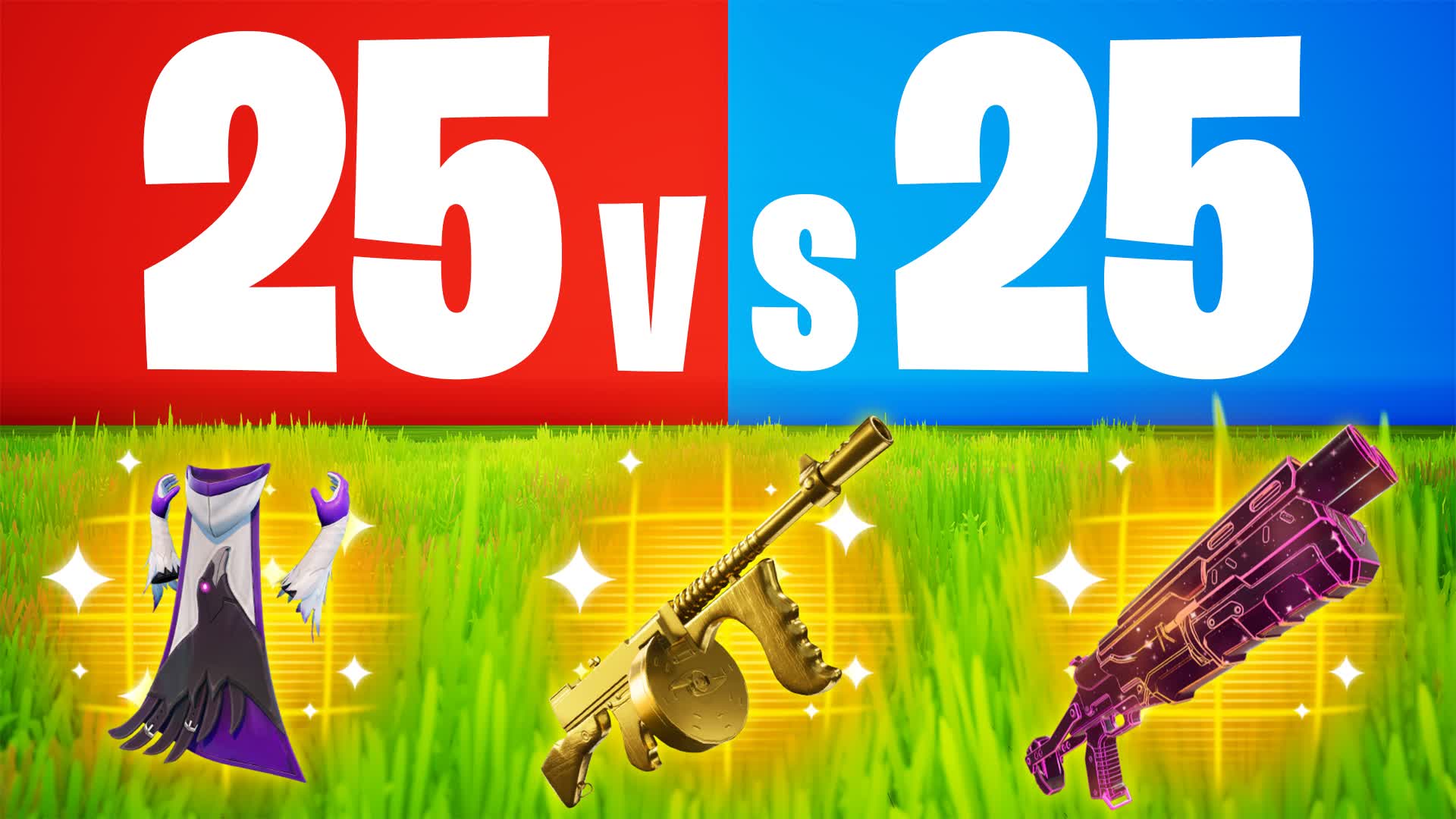 25v25 RED VS BLUE - ALL WEAPONS 0740-9149-6823 by 2wavybro - Fortnite Creative Map Code ...