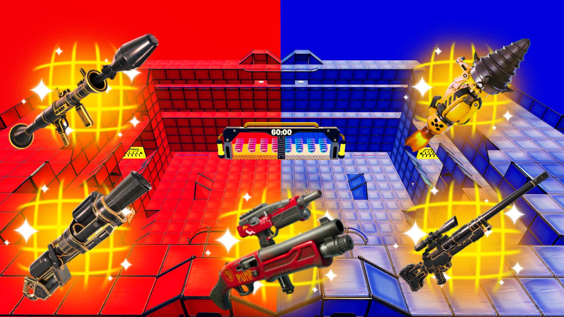 🔴 CHAOS RED VS BLUE 🔵 9438-4624-3627 by patrickstella - Fortnite ...