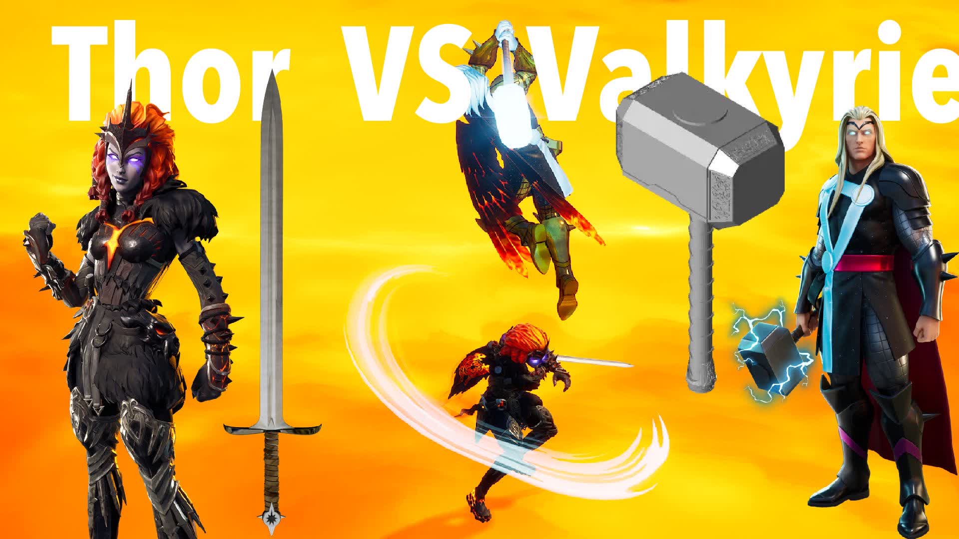 Valkyrie VS Thor - Volcano FFA 7501-3954-8073 by jakez - Fortnite ...