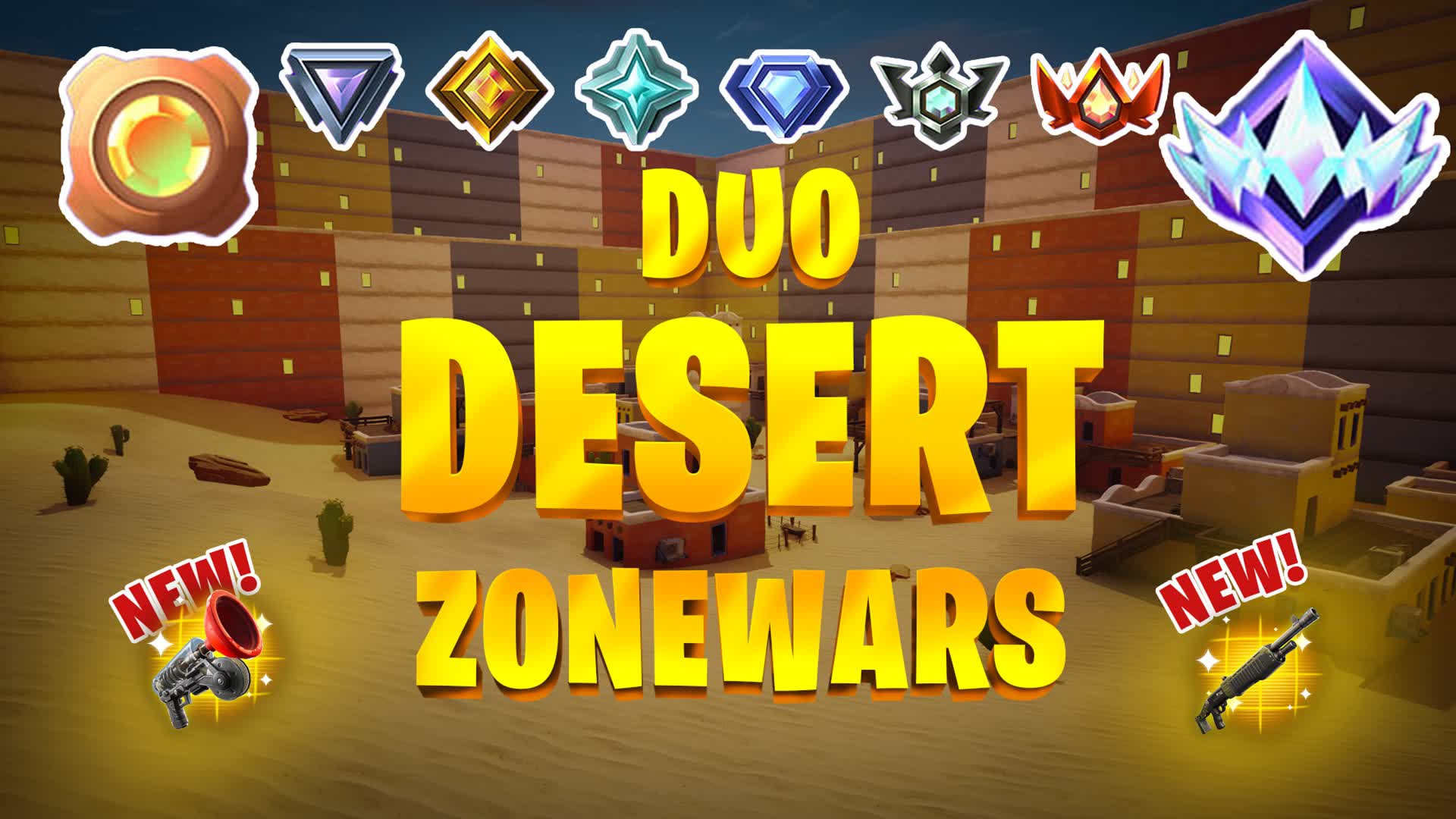 DUO OG DESERT ZONE WARS🌵 1168-1909-0177 by johnyw - Fortnite