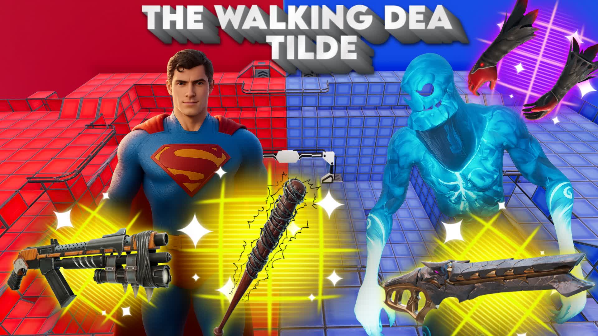 🔴THE WALJING DEAD TILDE RED VSB BLUE🔵 1399-0421-9118 by 21yt - Fortnite ...