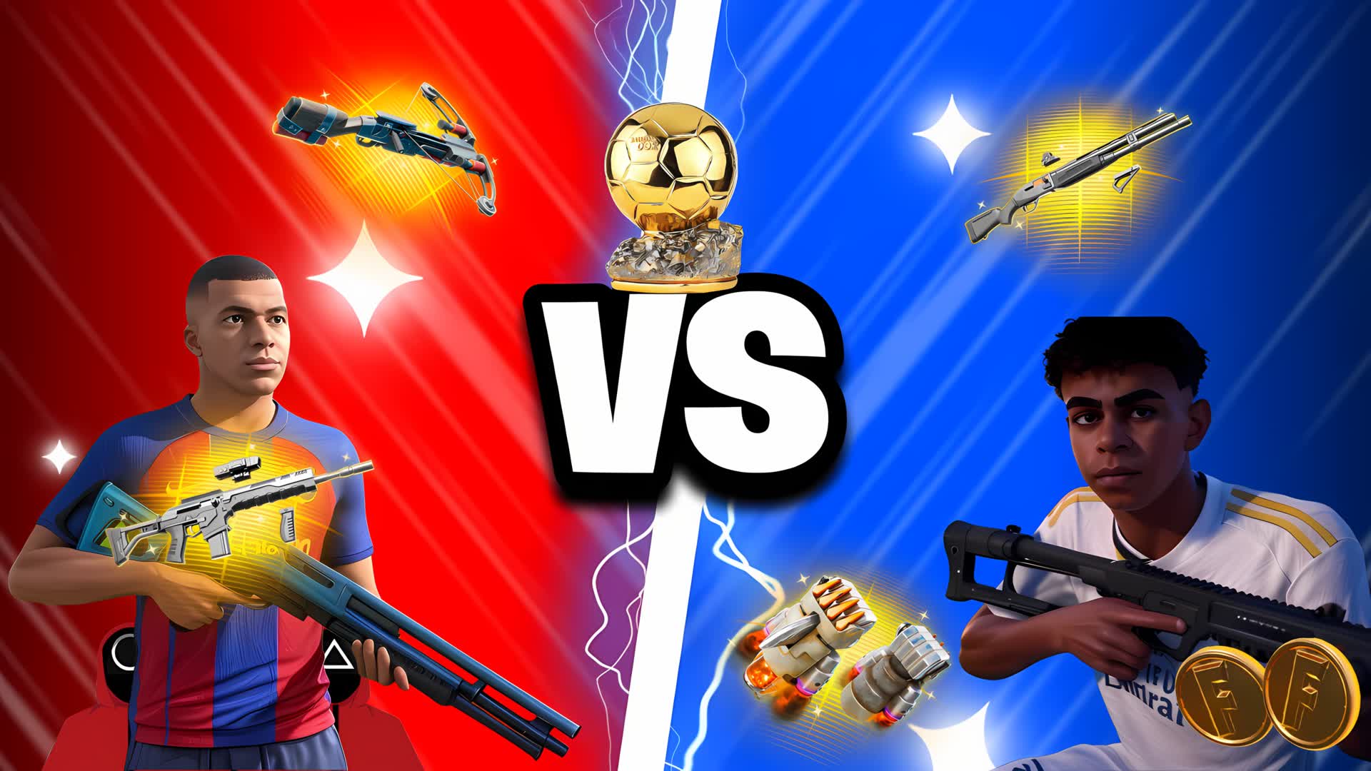 RED VS BLUE 🔴🔵 | LAMINE🔵 VS MBAPPÉ🔴 0984-7565-8767 by tsuzeex ...