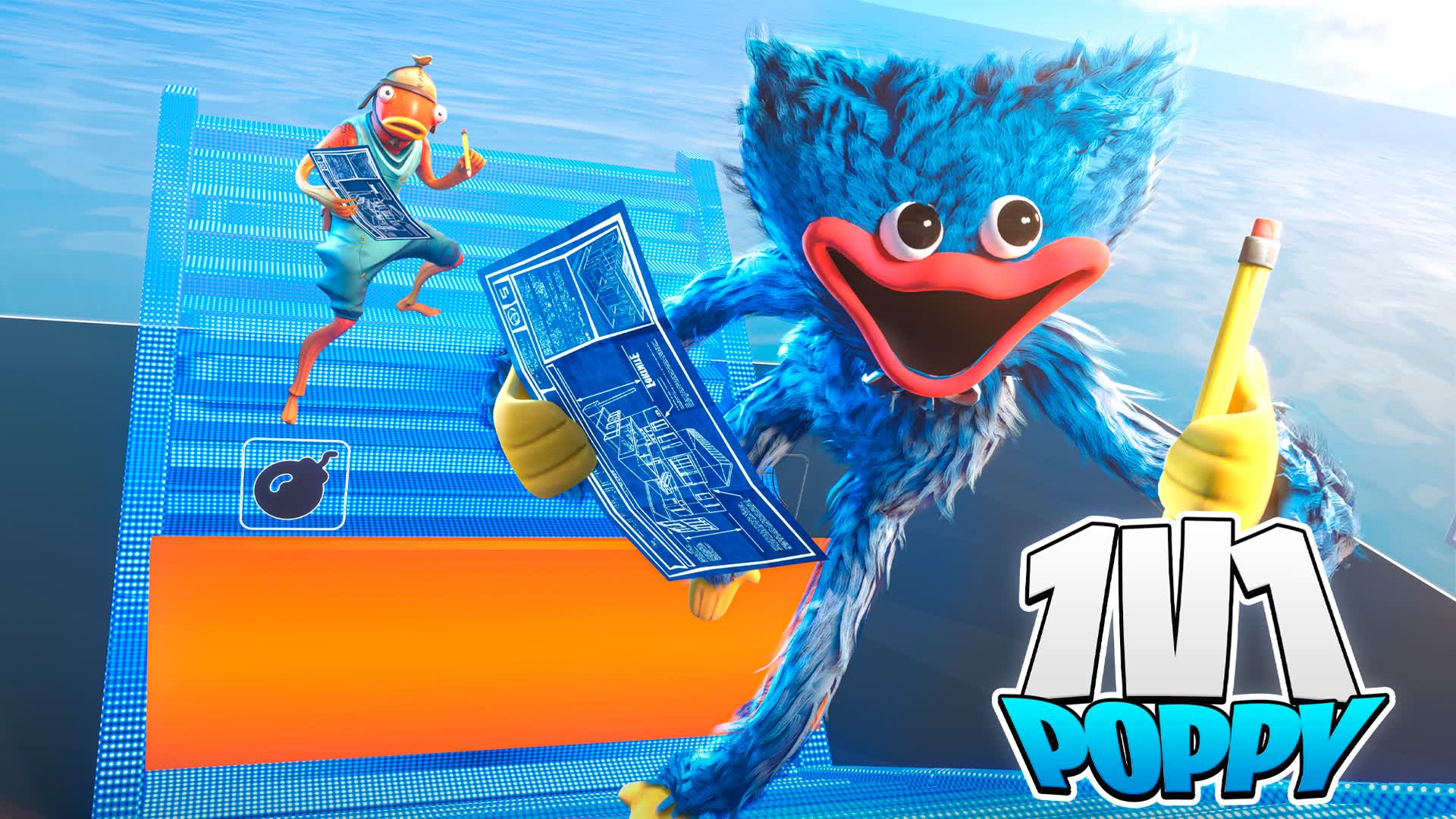 1V1 POPPY HORROR 9794-5192-2923 من ابتكار ohpl - Fortnite