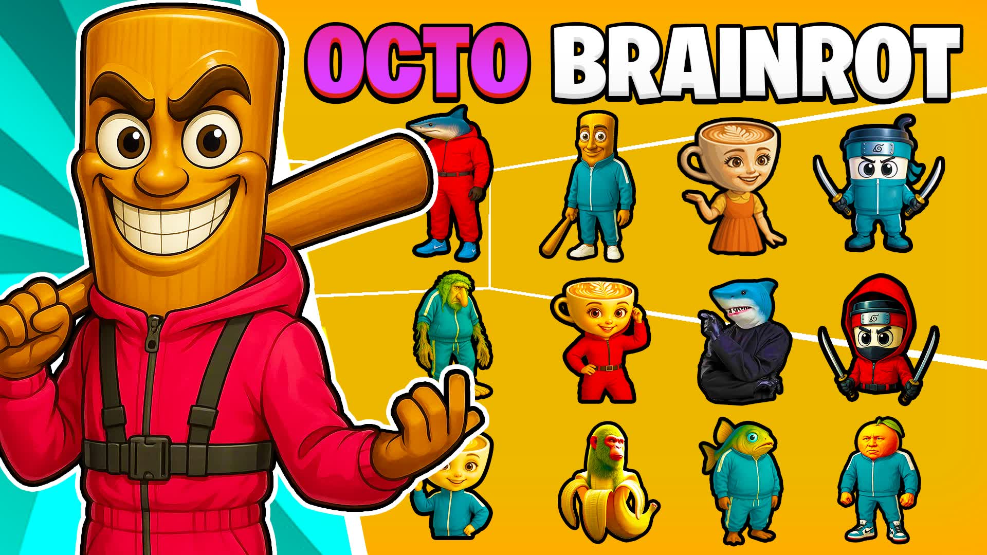 OCTO BRAINROT BOXFIGHTS 📦 문어 게임 8622-9129-8726 by dstudio - Fortnite ...