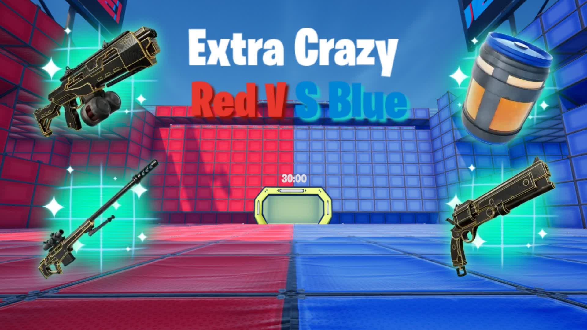 Extra Crazy Red VS Blue 1632-1034-9275 by jolicoco - Fortnite Creative ...