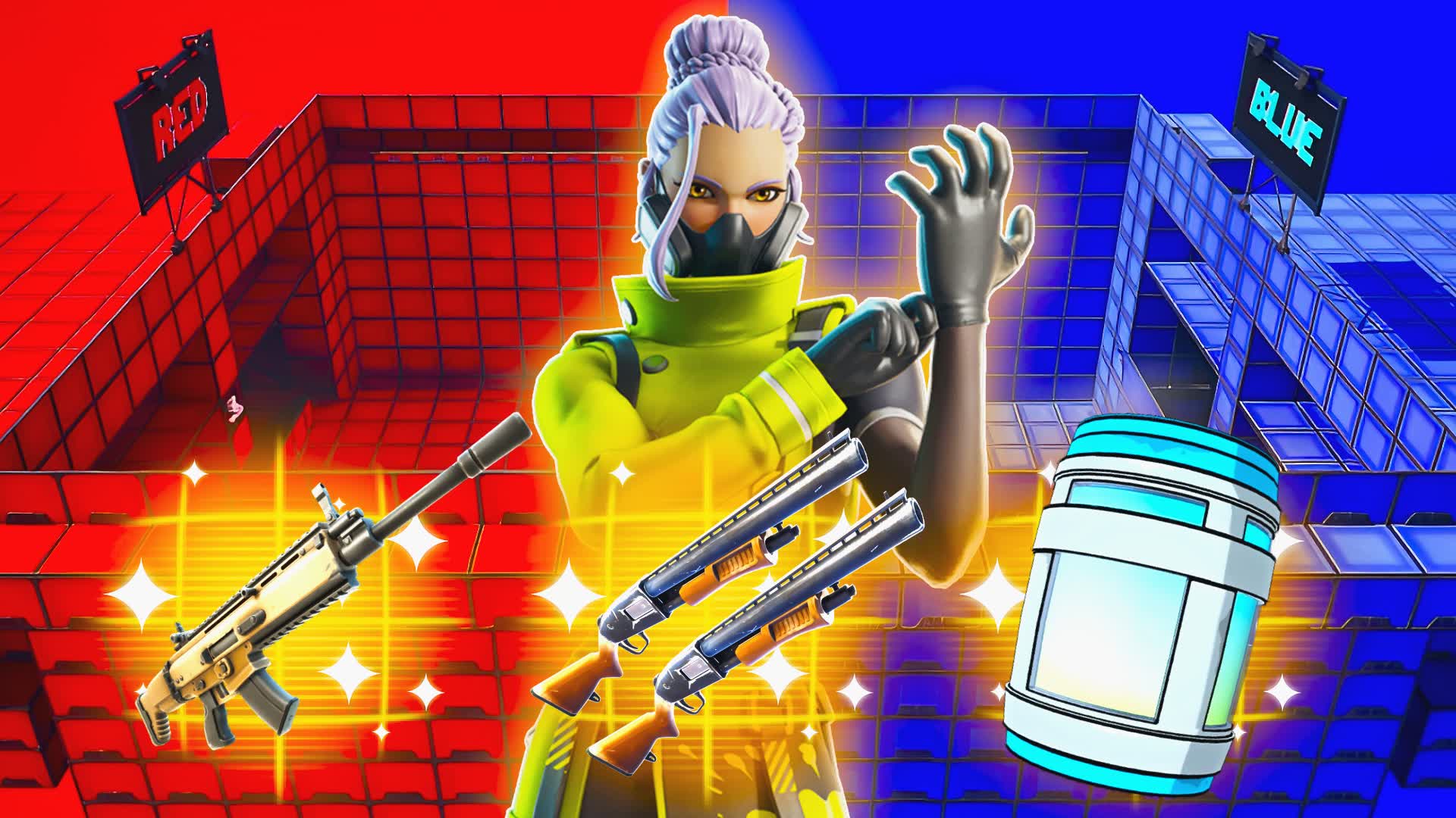 ULTIMATE CHAOS RED VS BLUE 🔵🔴 7146-3741-5722 by apollostudios ...