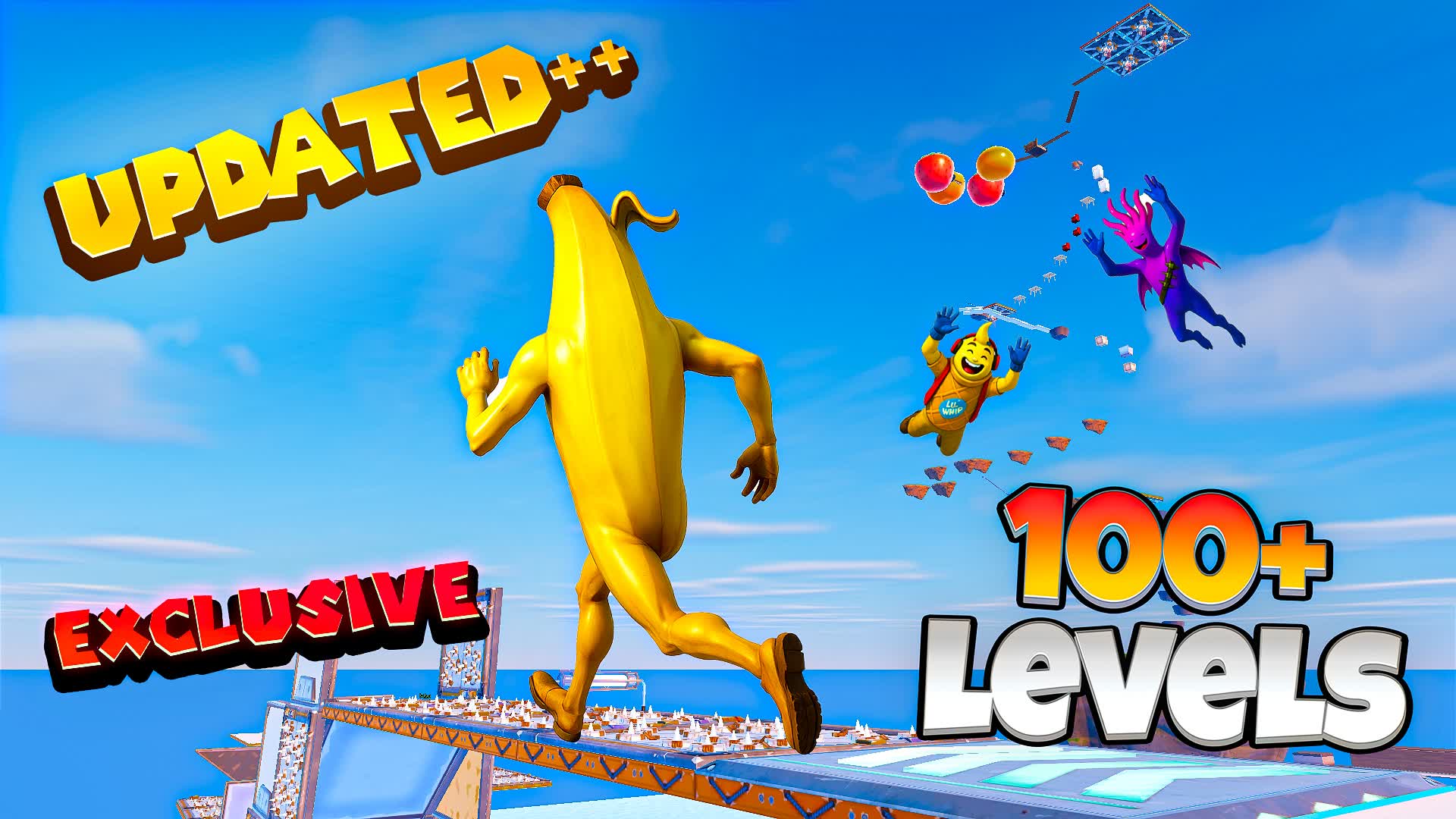 🚀Extreme Parkour 100+ 0014-5657-1846 by mow - Fortnite Creative Map Code - Fortnite.GG