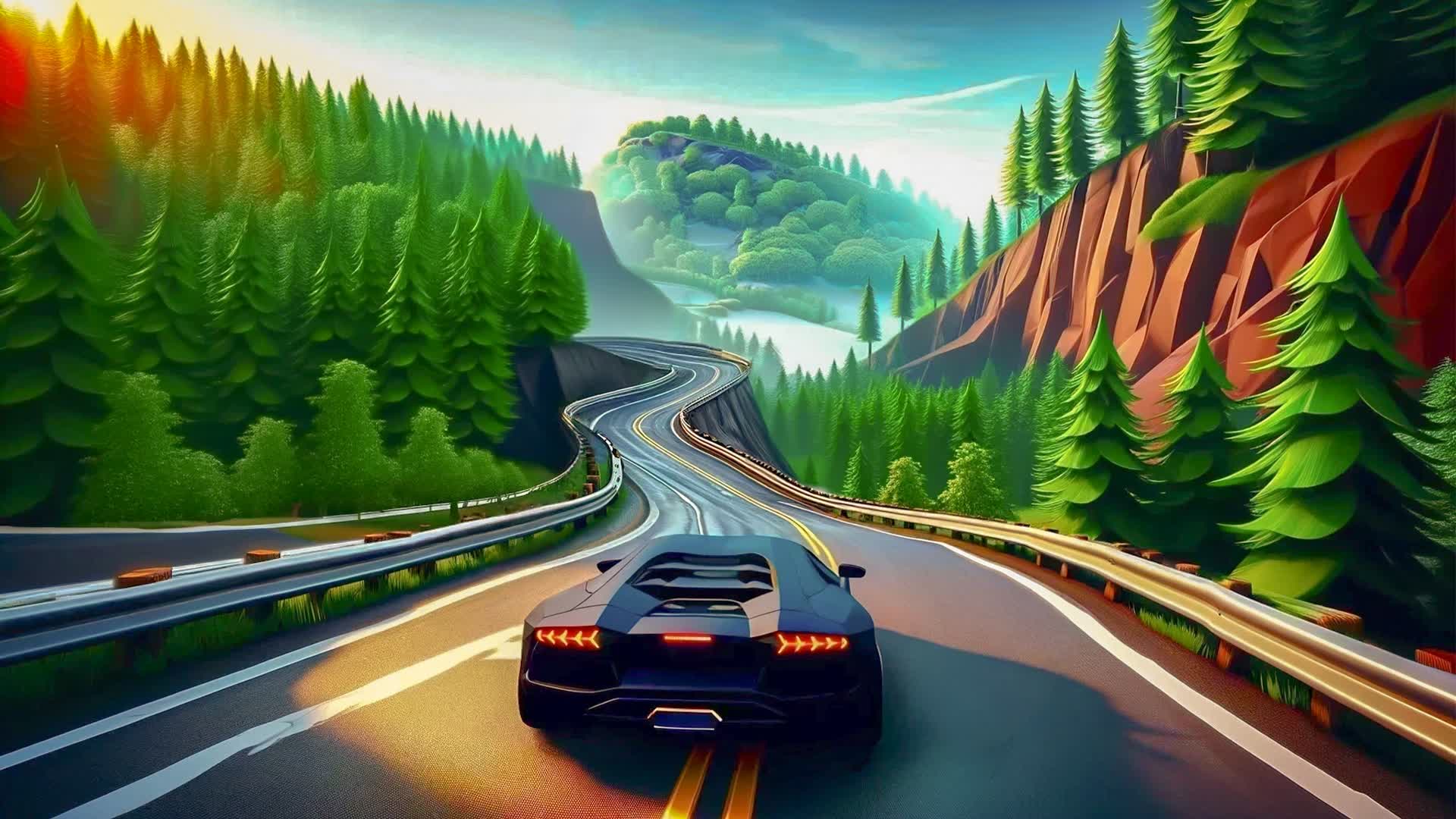 Forest Drive Simulator 🌲 9595-0122-3343 by gtech - Fortnite Creative ...