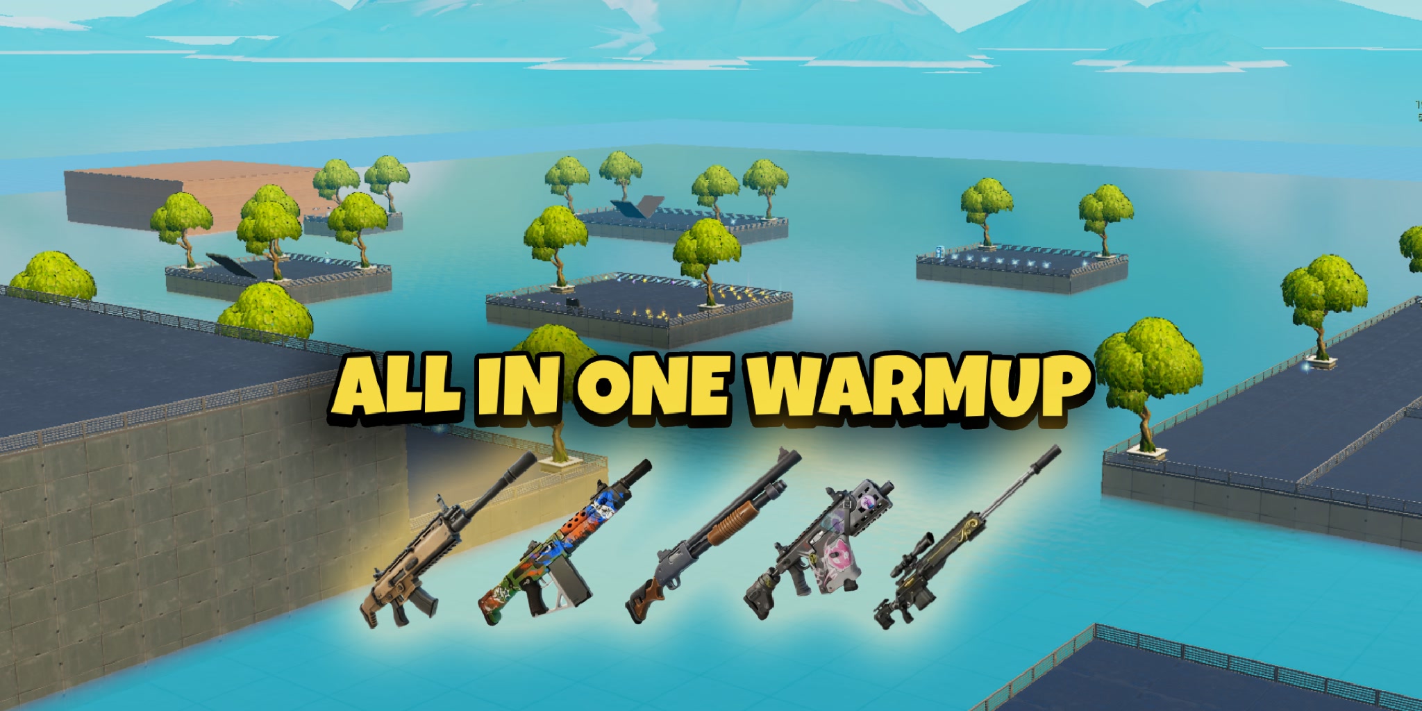 All In One Warmup 1635-0811-7152 by henrik898 - Fortnite Creative Map Code - Fortnite.GG