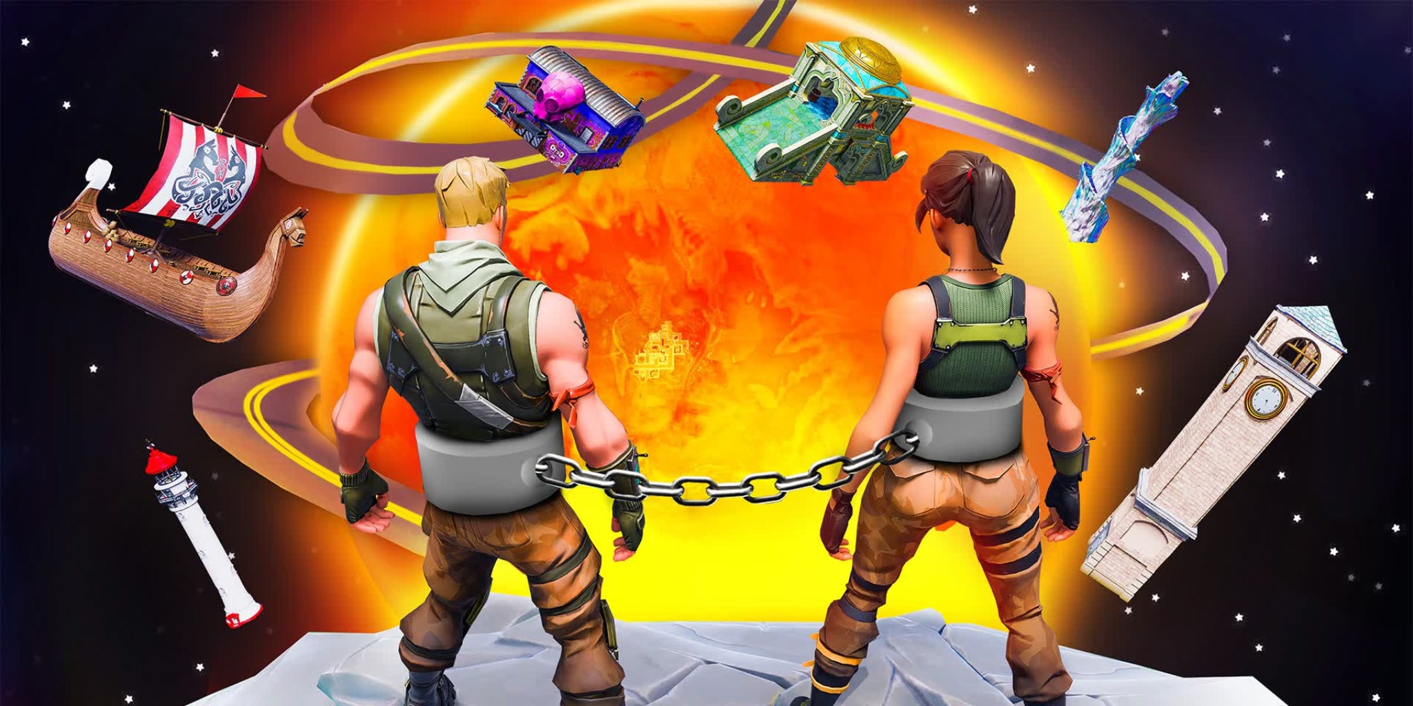 🔗CHAINED TOGETHER🔗🔥 5450-7268-6763 by nuvex - Fortnite Creative Map ...
