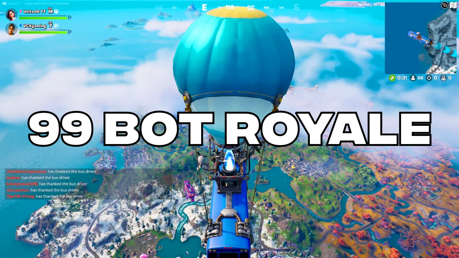 99 BOTS CRAZYY BOT ROYALE 🏆 [CH5] 3329-7428-5502 by drizzyjr - Fortnite Creative Map Code ...