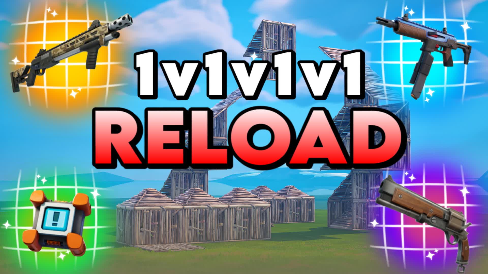 1v1v1v1 RELOAD REALISTIC PVP 1v1v1 HERO 0312-3302-4112 par vortexcreations - Fortnite