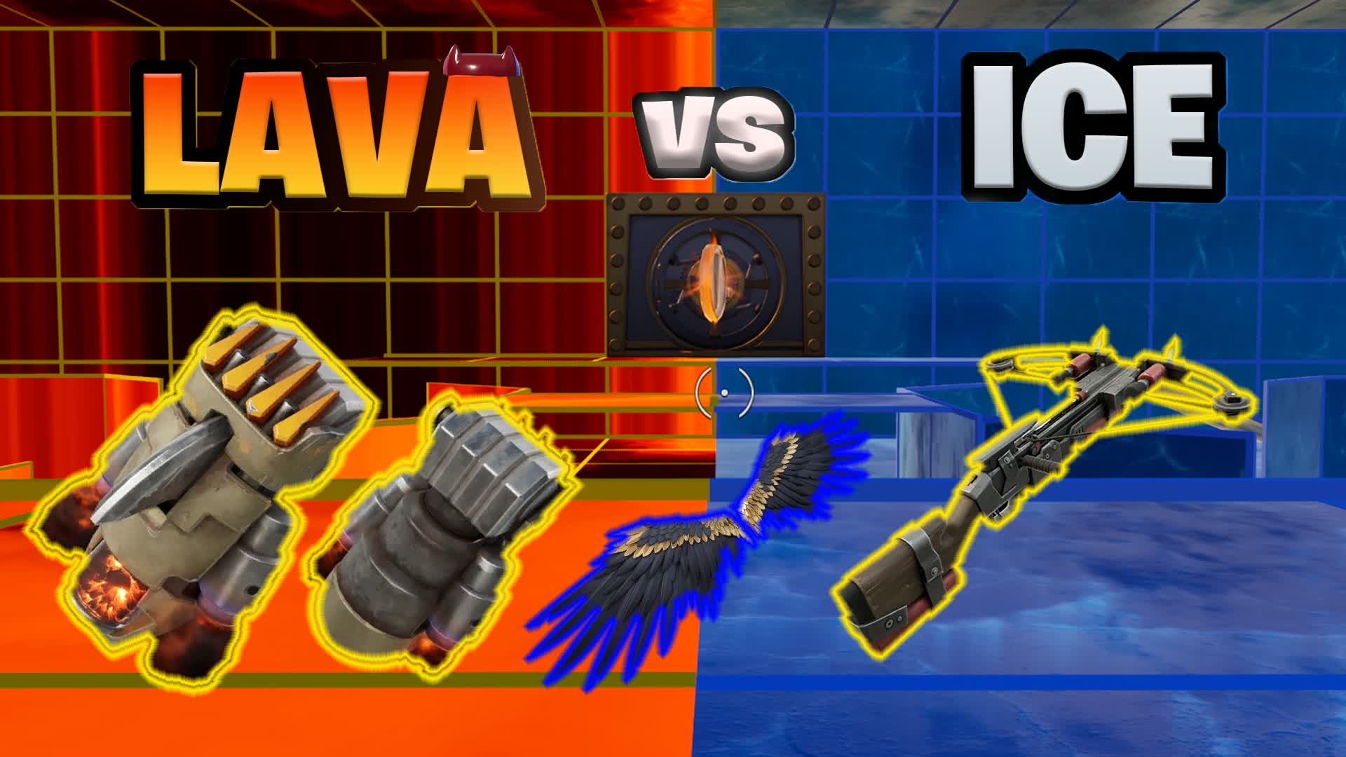 NORRS LAVA VS ICE 🌋 ️ 9425-7533-1718 by norrs - Fortnite Creative Map ...