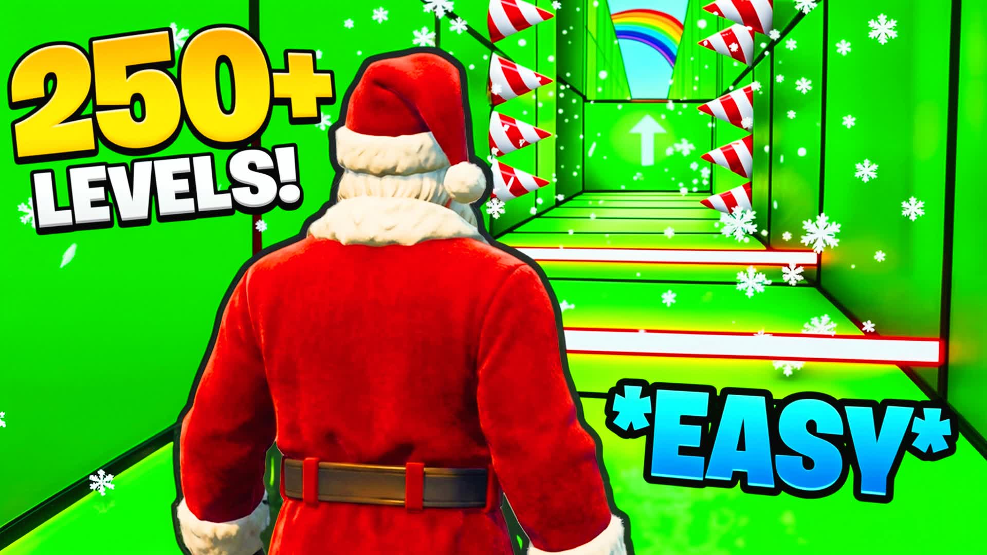 ️ EASY WINTER PARKOUR 250 LEVELS+ ️ 9640-3617-3757 by parkourgames ...