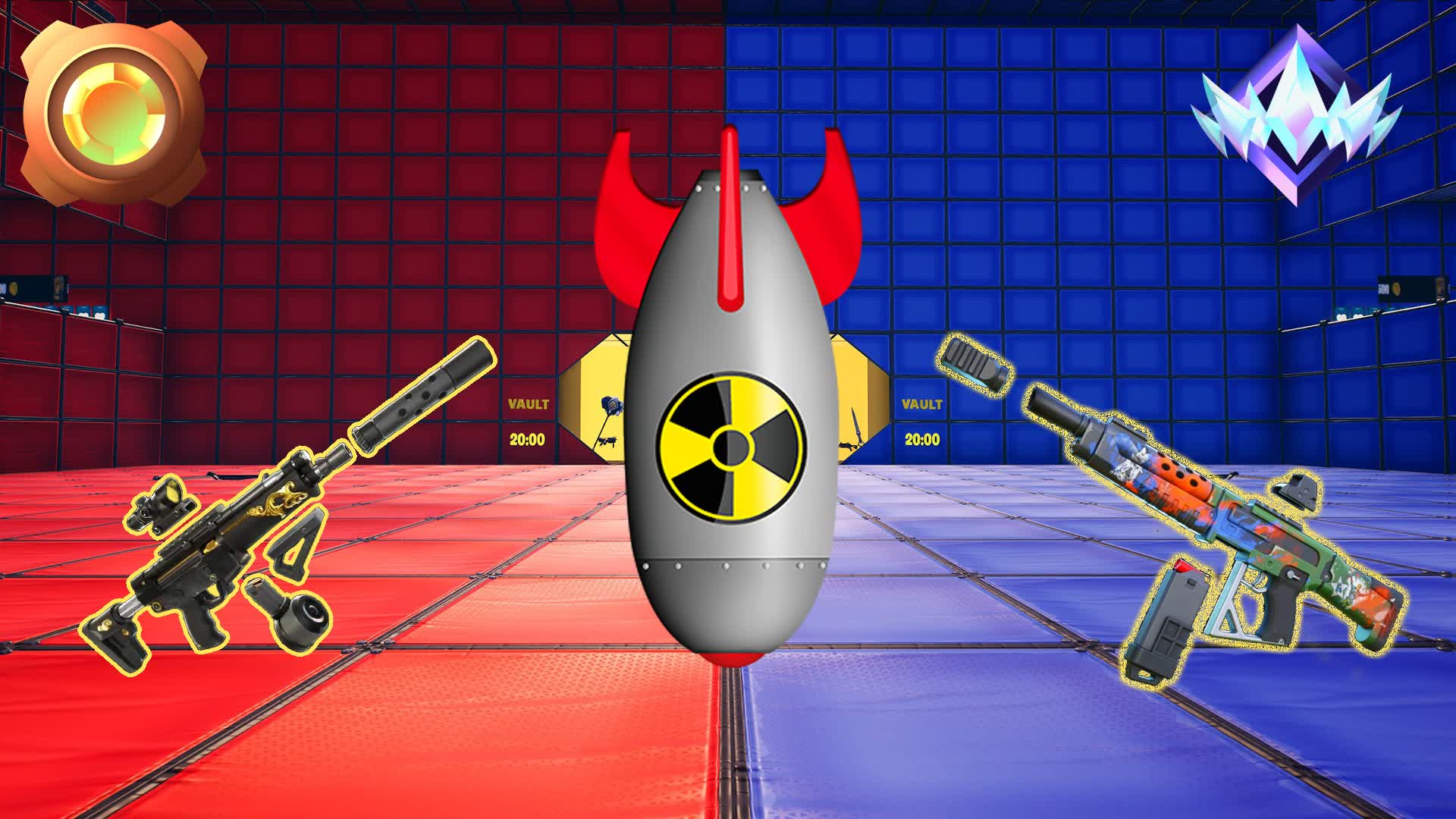 BOOM RED VS BLUE 🔴🔵 8266-4123-6950 by leximoo - Fortnite Creative Map ...