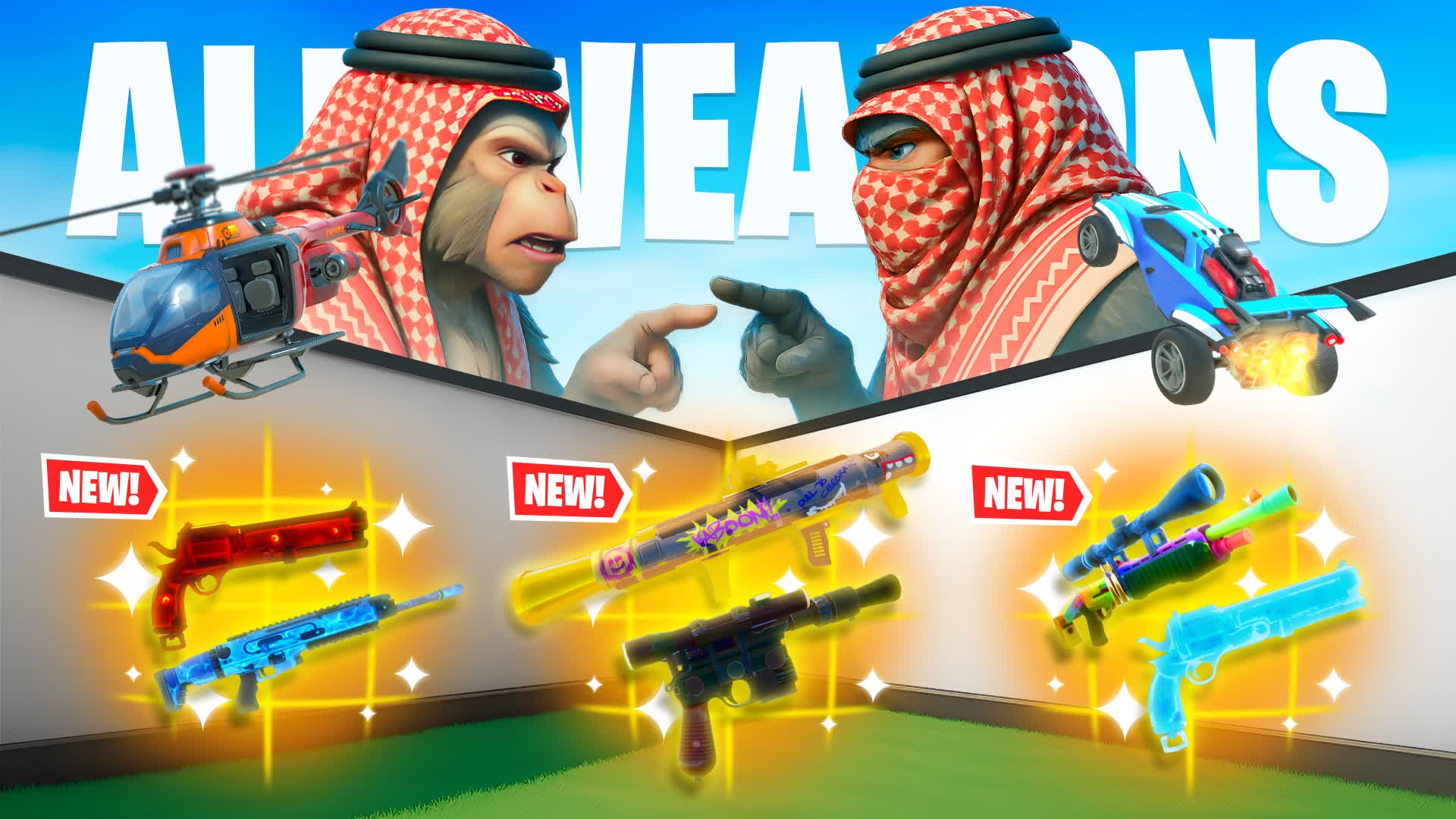 All Weapons FFA - جميع الاسلحة [NAR-T3B] 2416-2635-4553 by nar - Fortnite