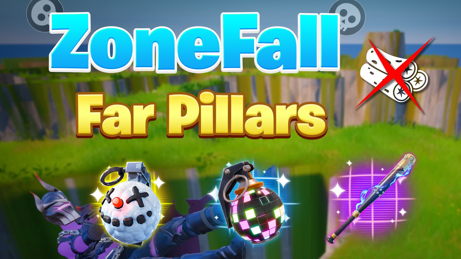 ZoneFall : Far Pillars 3650-1231-6183 by flyzzyoffi - Fortnite Creative Map Code - Fortnite.GG
