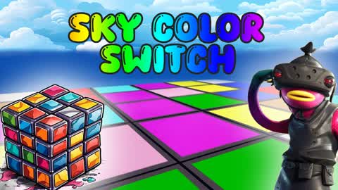 COLOR BLOCK SWITCH SKY 🌈 5142-4494-1969 by mgg - Fortnite Creative Map ...