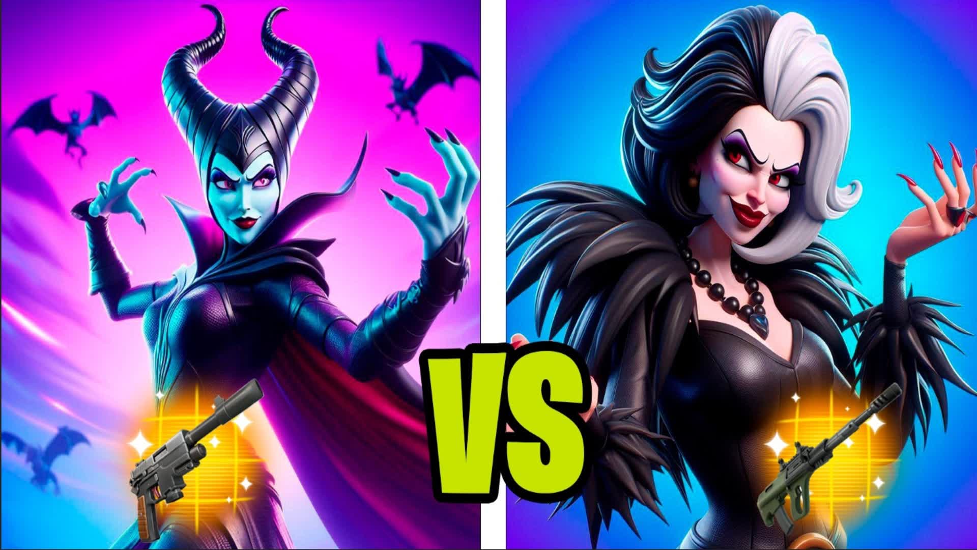 MALIFISENTA VS KRUELLA 3929-5233-4726 by chelofn - Fortnite Creative ...
