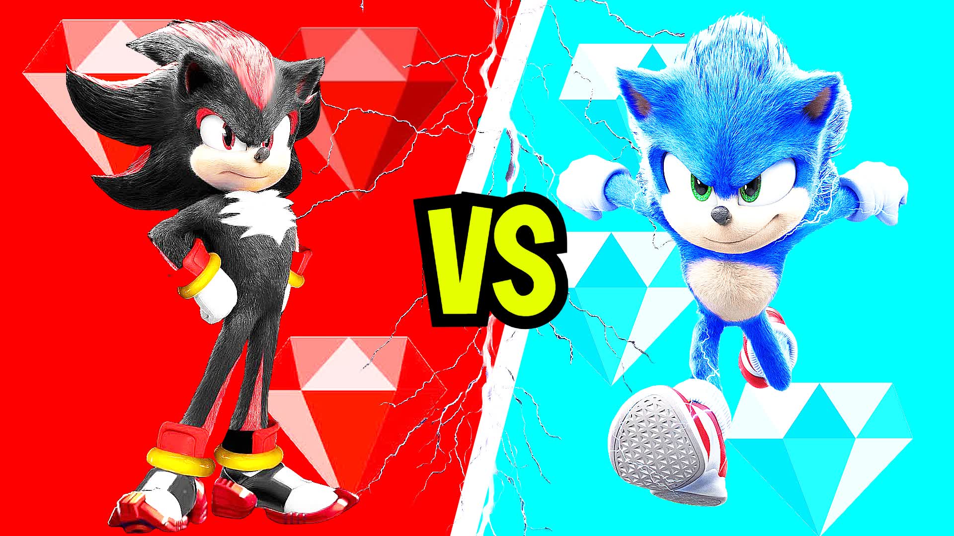 SONIC VS SHADOW 🔴🔵 9894-8894-5993 by miqa - Fortnite Creative Map Code - Fortnite.GG