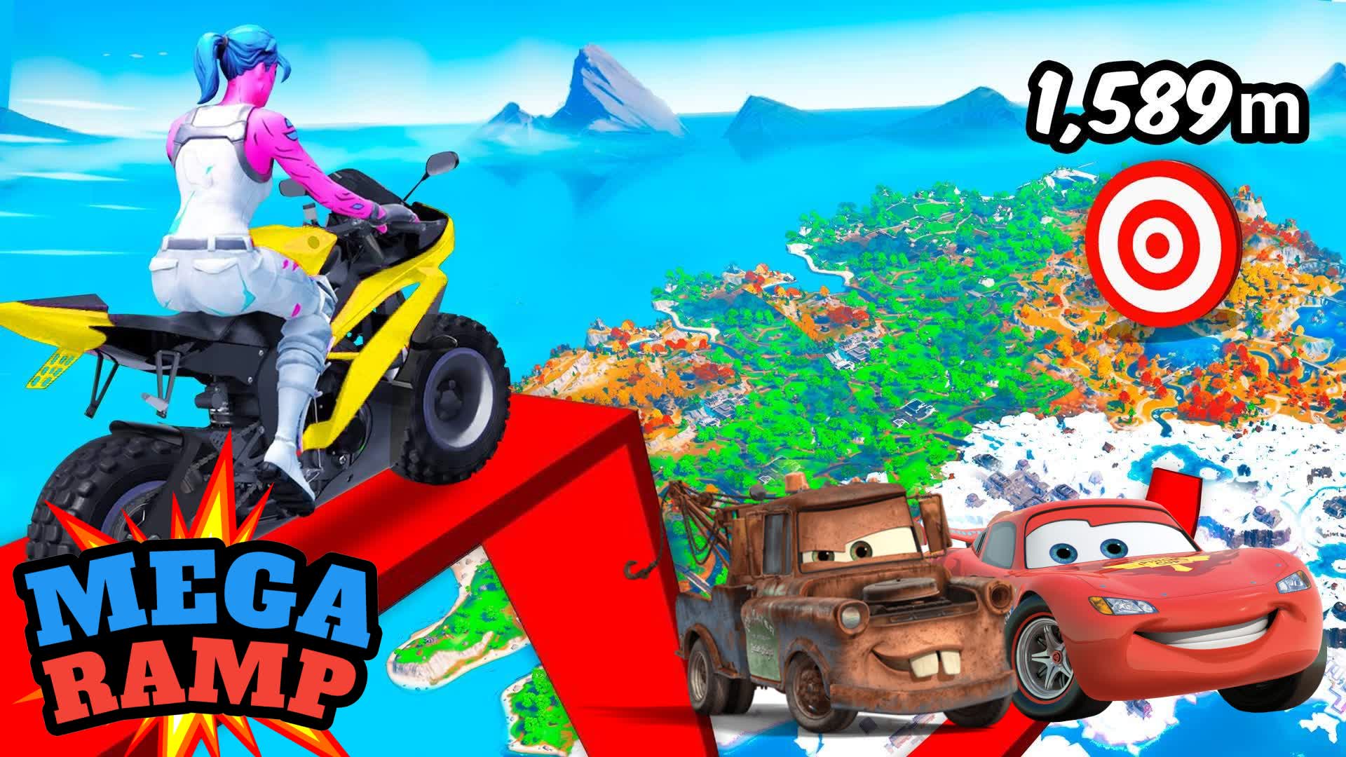 ⚡McQueen MEGA RAMP⚡ 6164-9017-5712 by yfvldd - Fortnite Creative Map ...