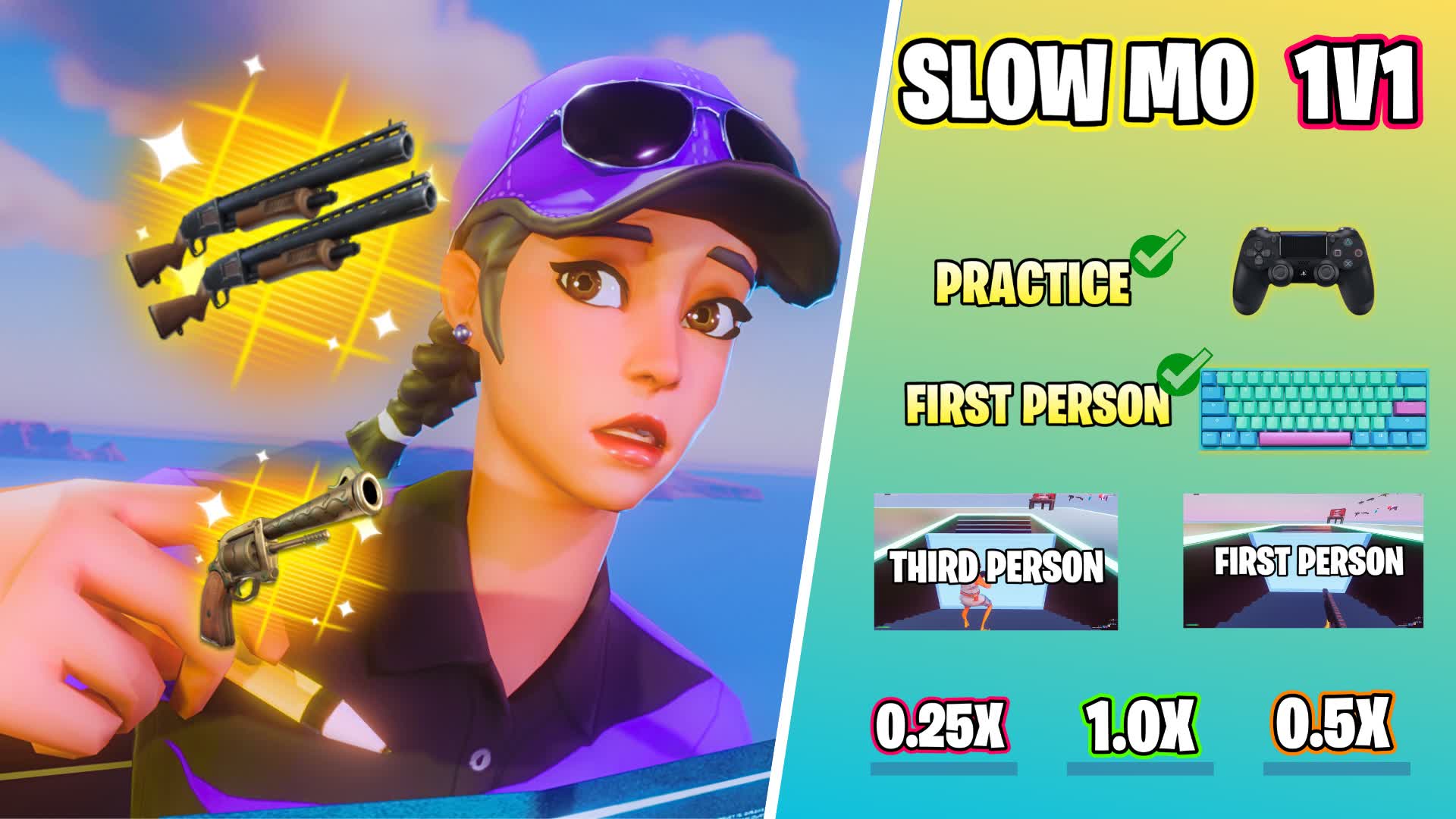 SLOW-MO 1V1 7123-5831-1826 by lil_bert - Fortnite Creative Map Code ...