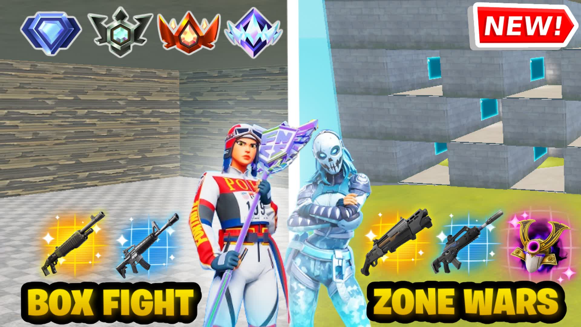 📦Box Fight Zone Wars🌀 0693-9440-8958 by kruczelfn - Fortnite Creative Map Code - Fortnite.GG