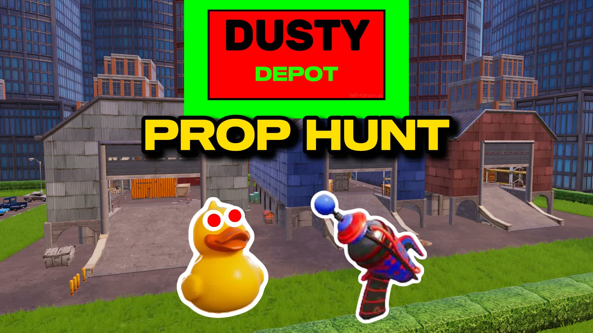 Dusty Depot Prop Hunt 🏃 3548-7577-8706 by kongdown - Fortnite