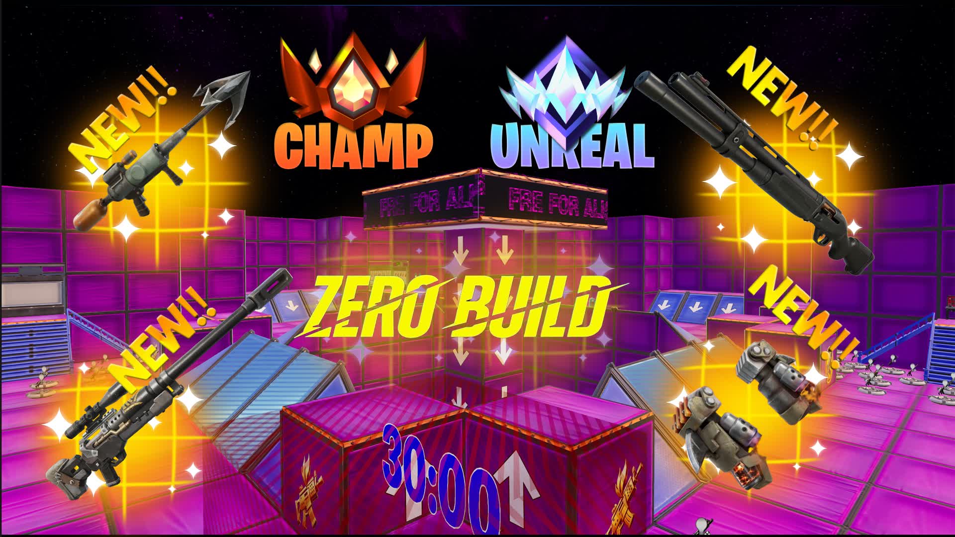 WEAPONS THE PIT FRE FOR ALL 7863-5533-5215 by shuloxo - Fortnite