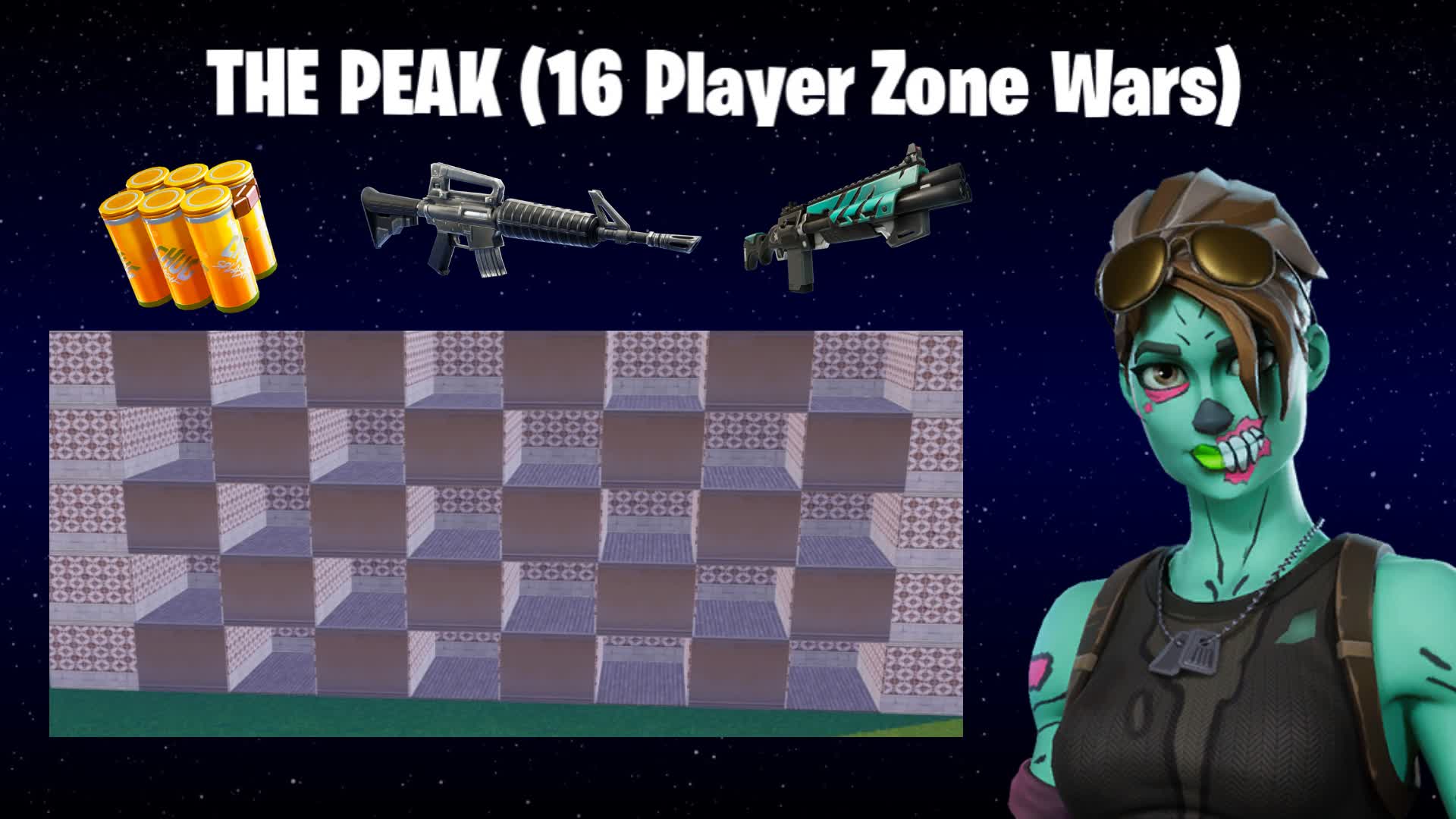 THE PEAK (16 Player Zonewars) 7384-1442-9096 by dsking - Fortnite ...