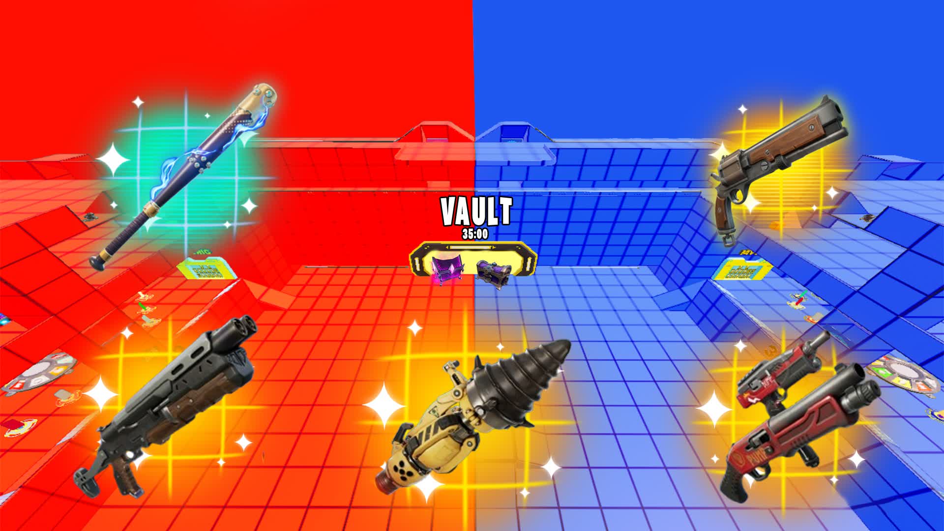 HYPER RED VS BLUE 🔴🔵 4165-5226-8702 by kika-77 - Fortnite Creative Map ...